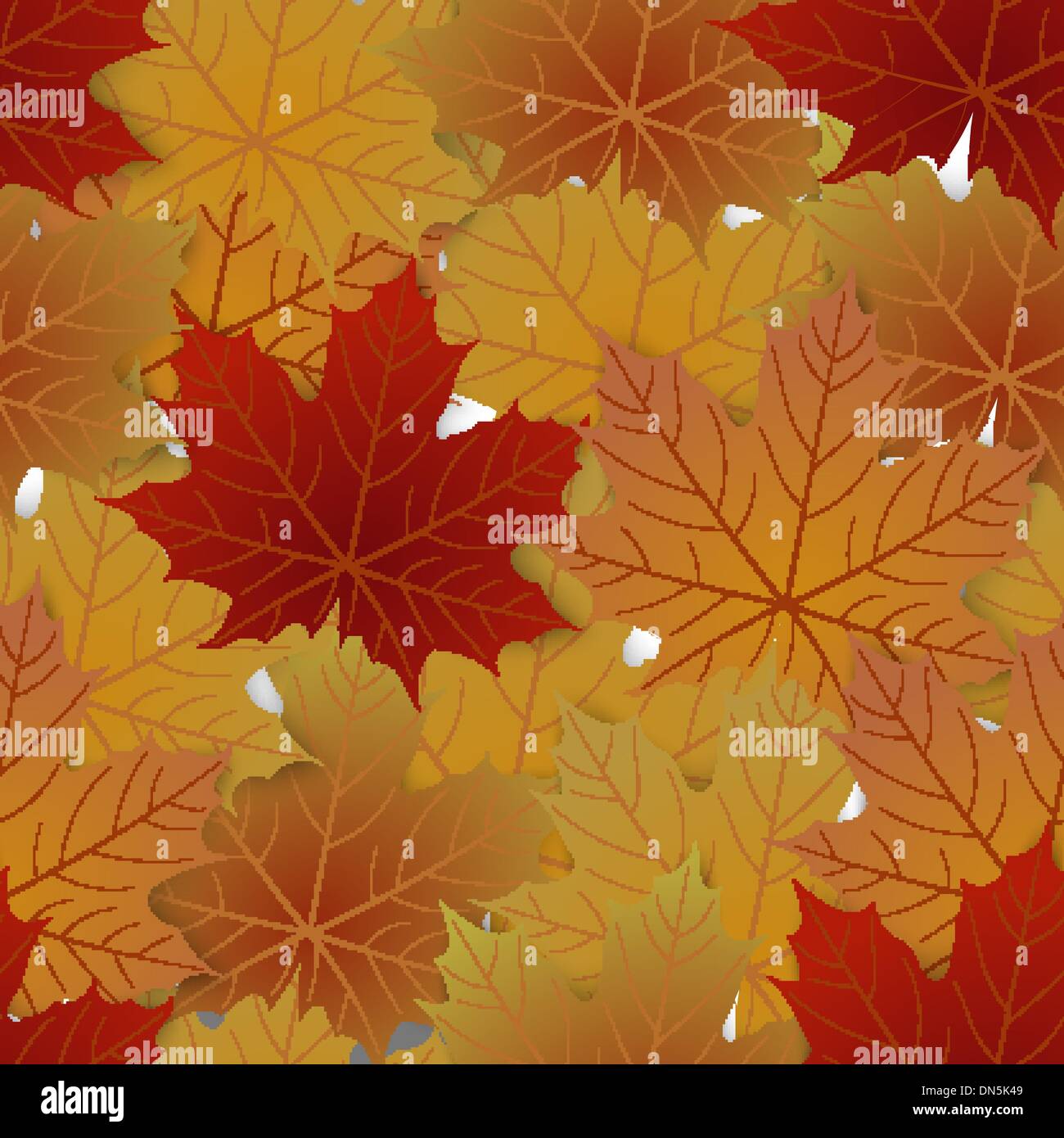 Leaves falling from tree Stock Vector Images - Alamy