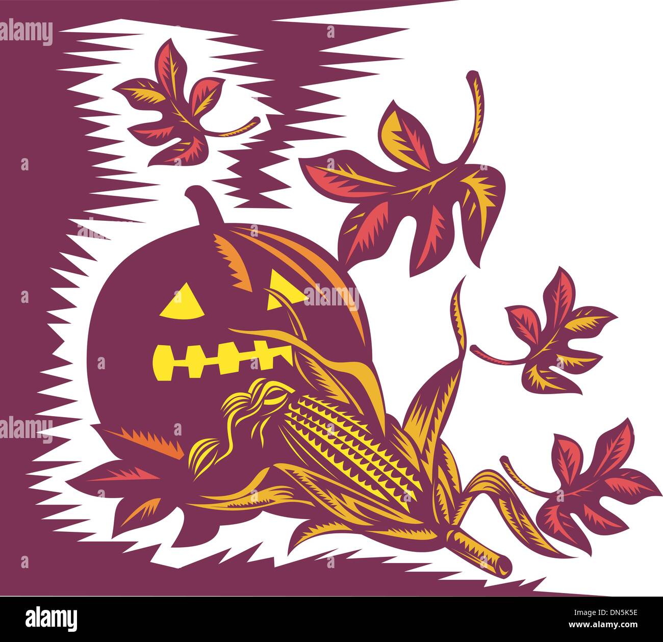 Corn falling Stock Vector Images - Alamy