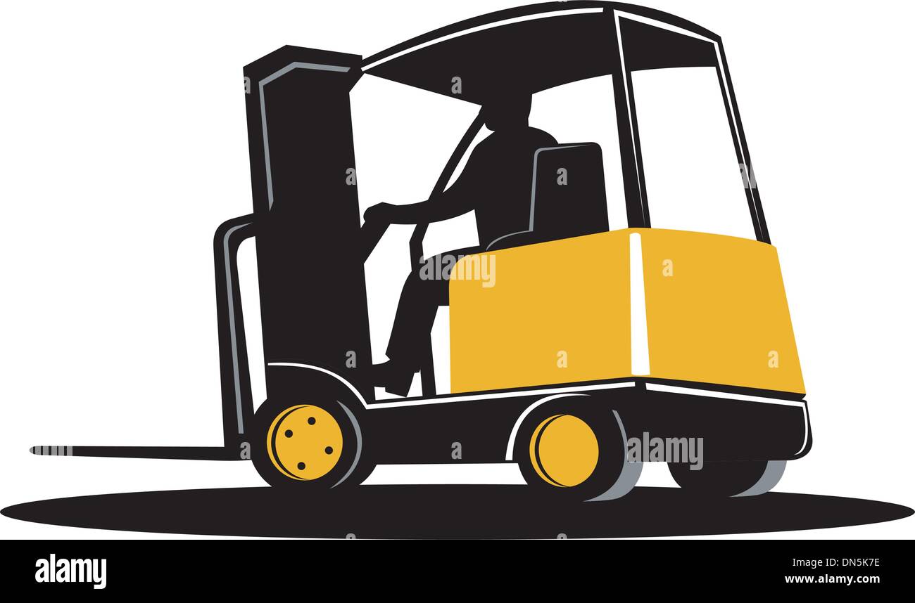 Forklift driver Stock Vector Images - Alamy