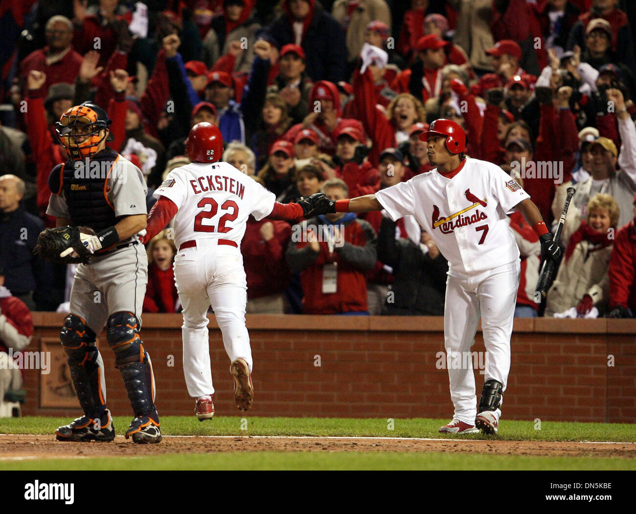Oct 27, 2006; St. Louis, MO, USA; St. Louis Cardinals shortstop DAVID ...