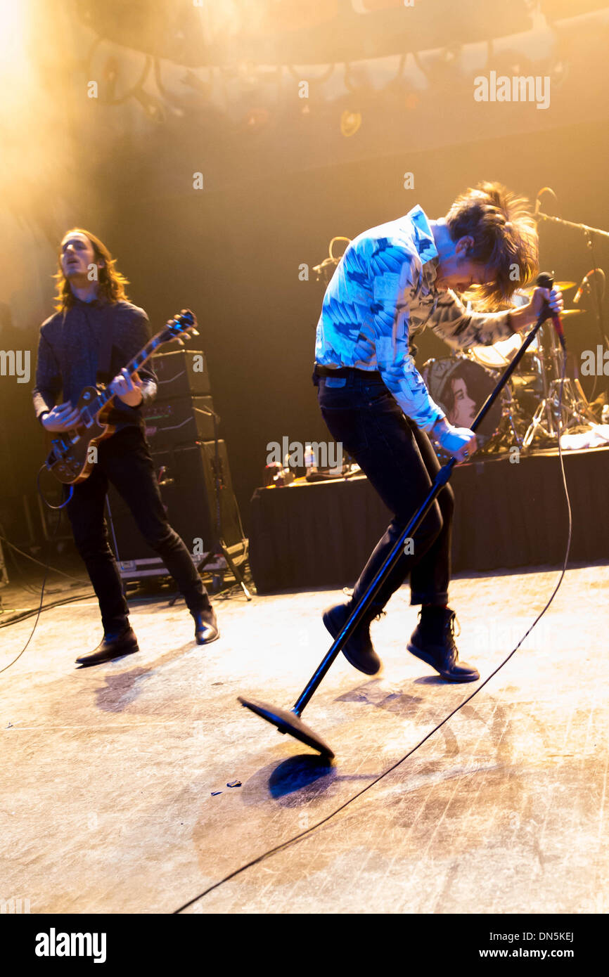 Detroit, Michigan, USA. 17th Dec, 2013. Lead Singer MATTHEW SHULTZ of ...