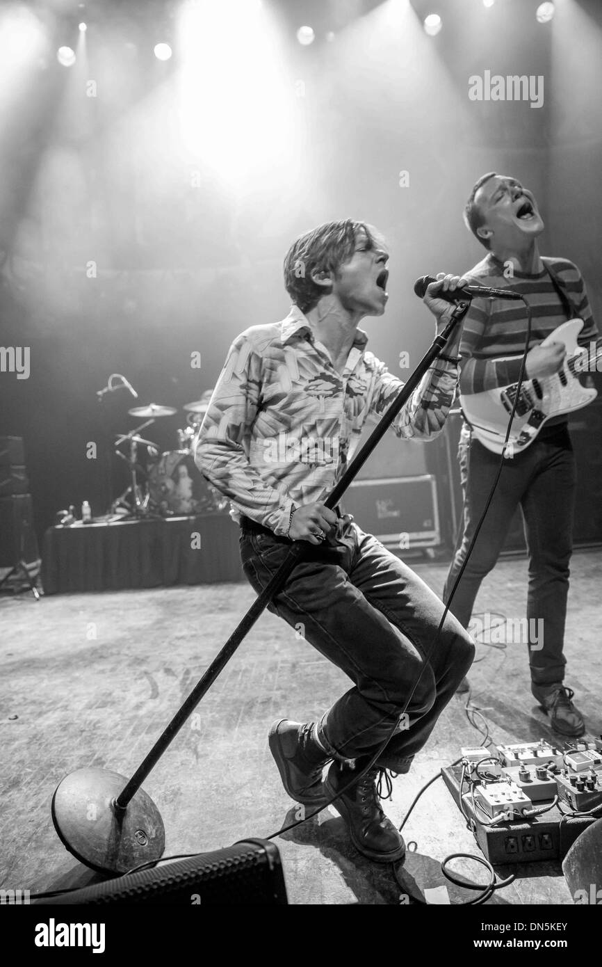 Detroit, Michigan, USA. 17th Dec, 2013. Lead Singer MATTHEW SHULTZ of ...