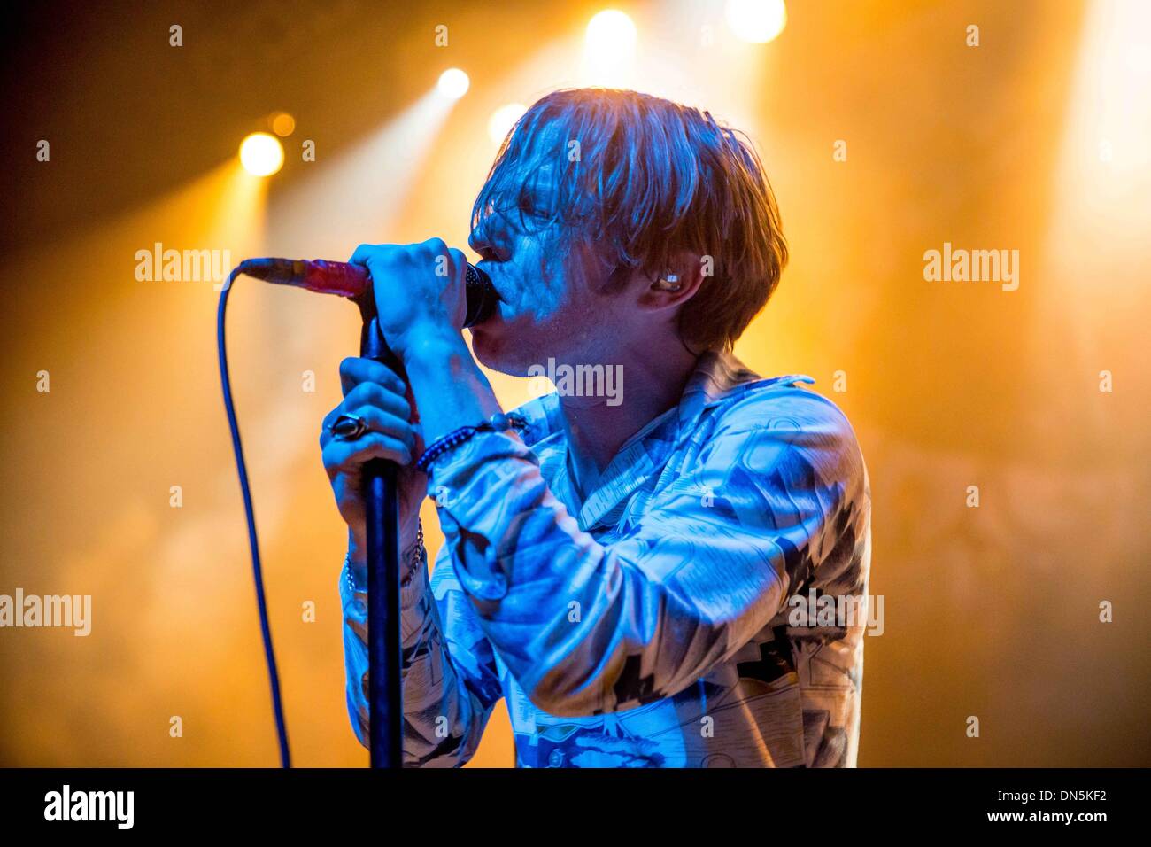 Detroit, Michigan, USA. 17th Dec, 2013. Lead Singer MATTHEW SHULTZ of ...