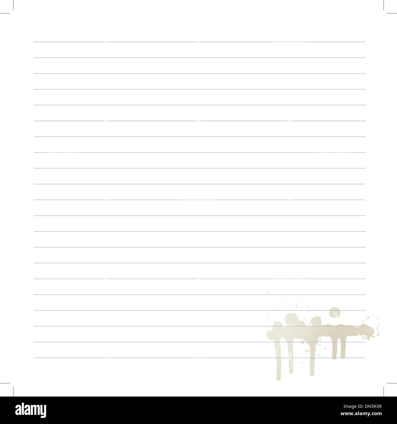 Blank notebook writing isolated Stock Vector Images - Alamy