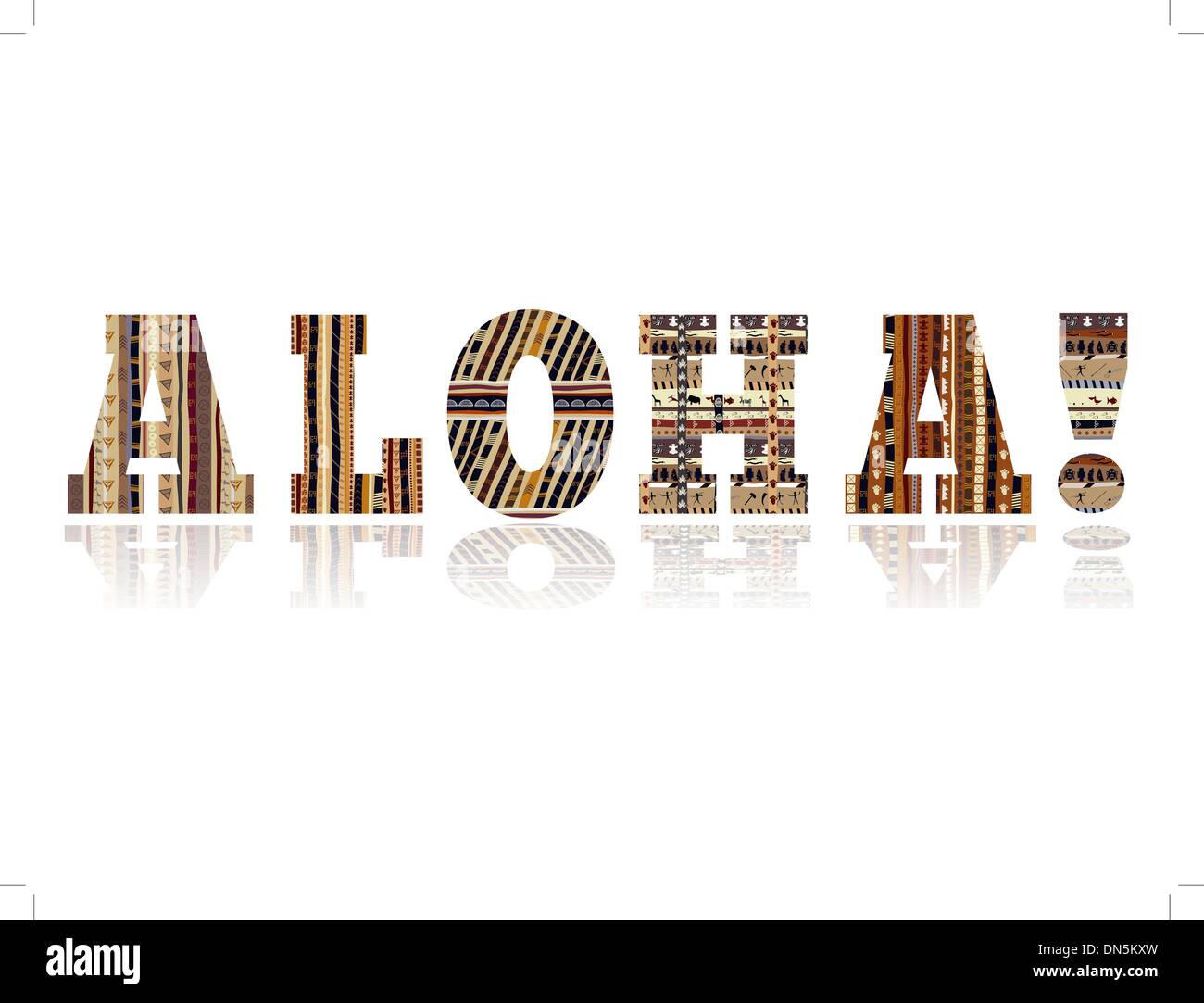 Sign of Aloha Stock Vector Image & Art - Alamy