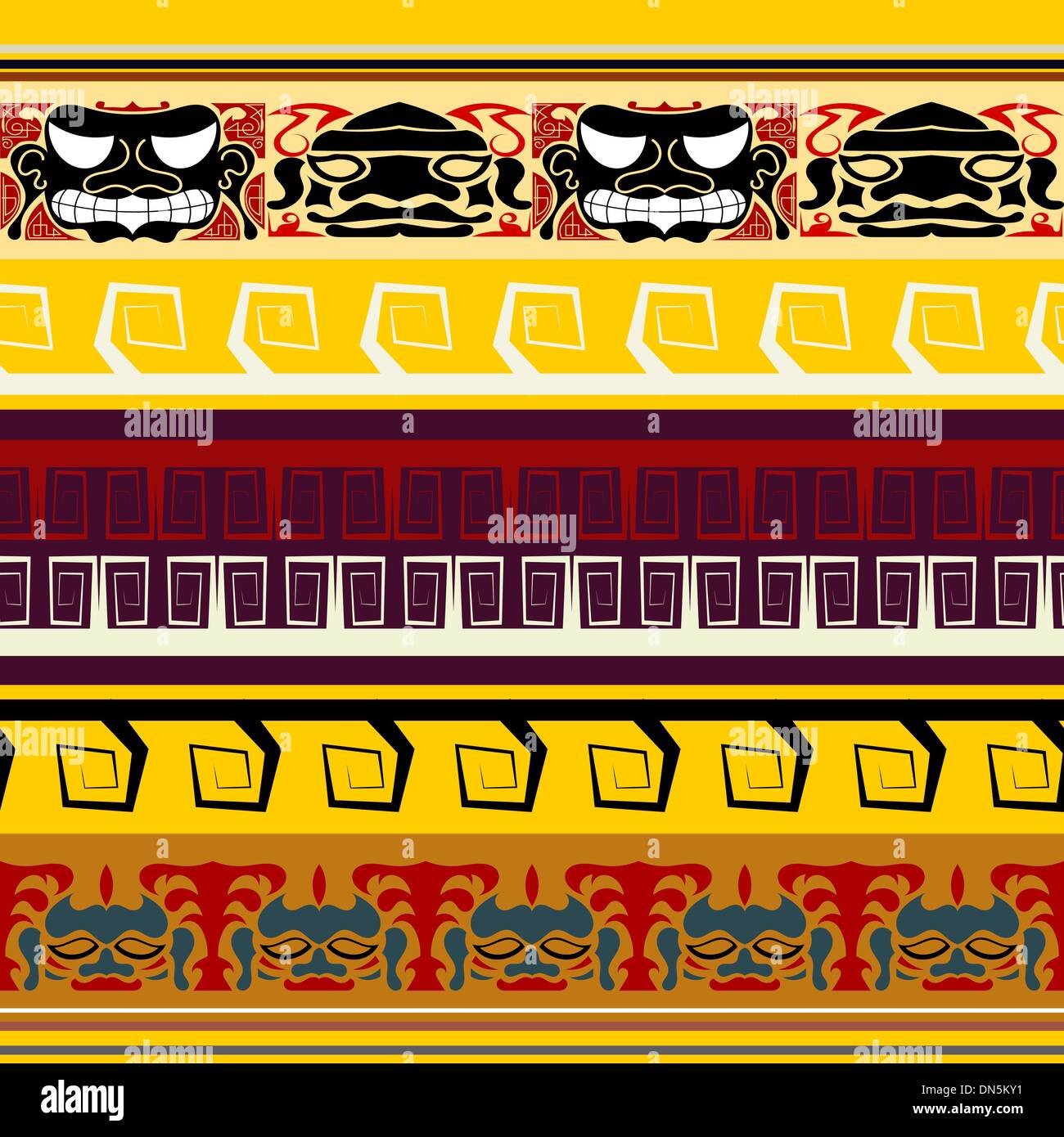 Seamless traditional Indian pattern Stock Vector Image & Art - Alamy