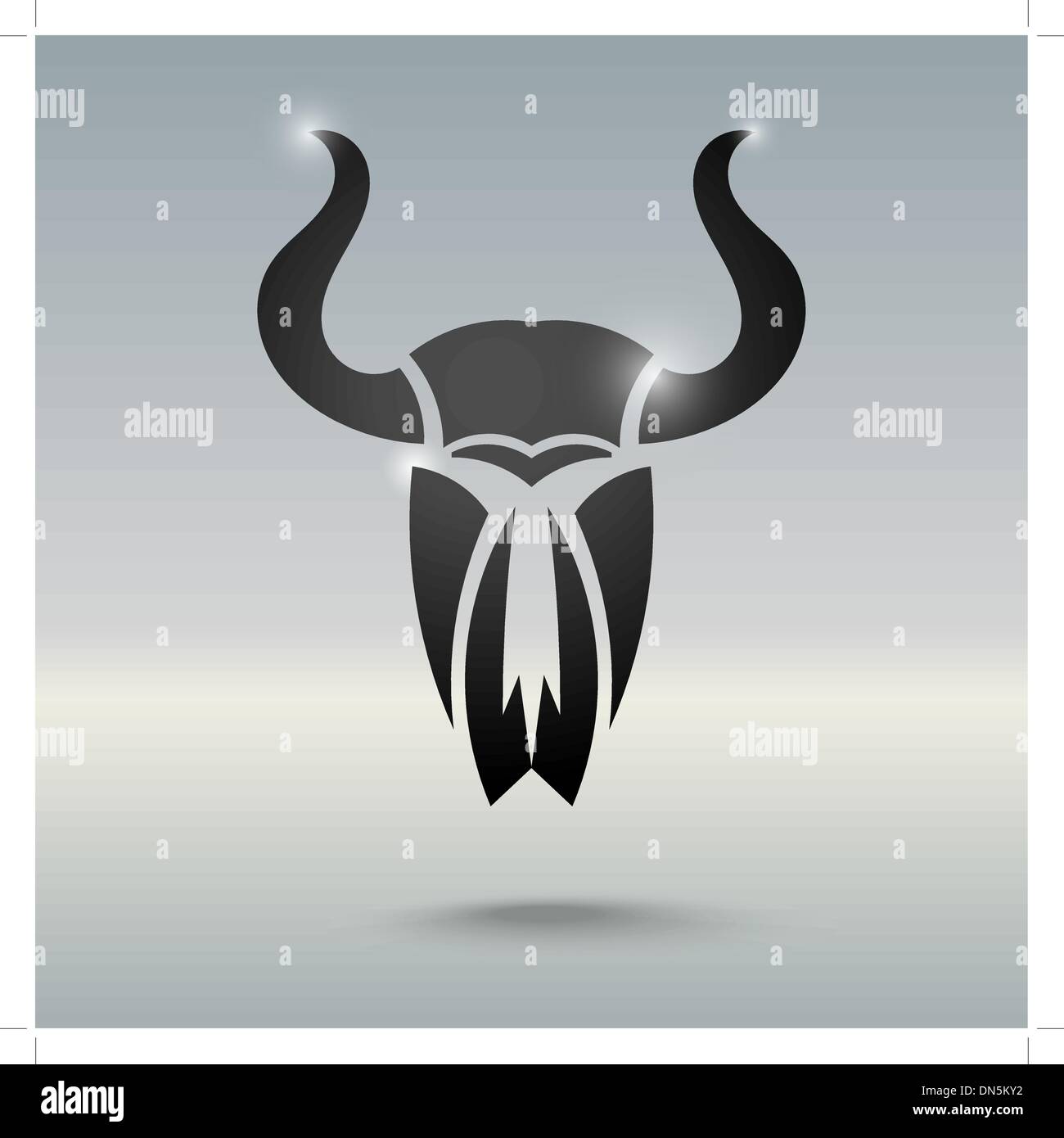 Stylized bull Cut Out Stock Images & Pictures - Alamy