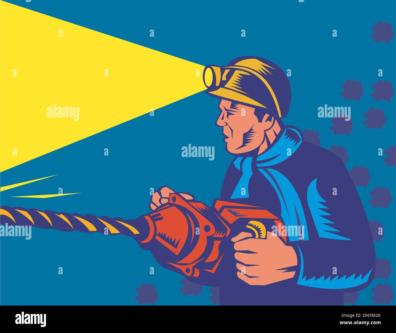Mine man Stock Vector Images - Alamy