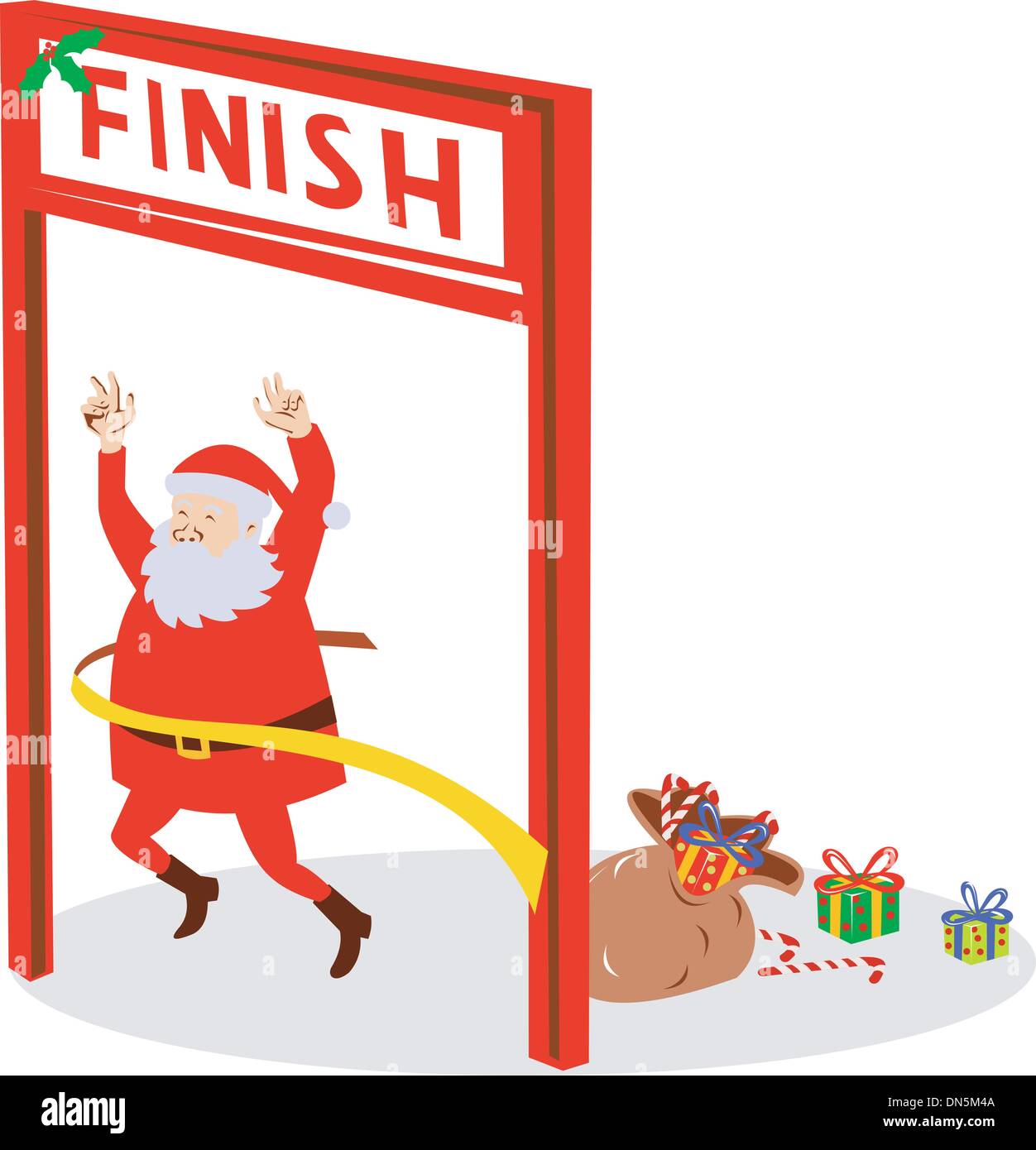 Senior finishing Stock Vector Images - Alamy