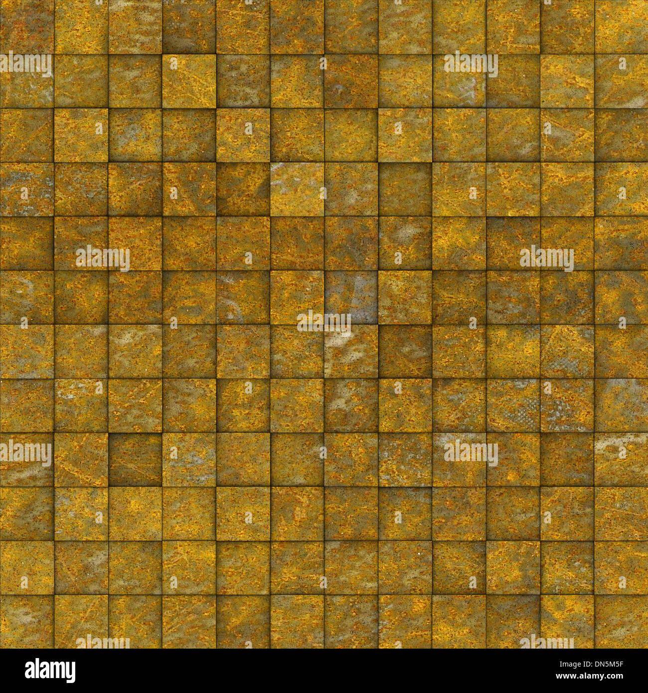grunge tile mosaic wall floor orange yellow Stock Photo - Alamy