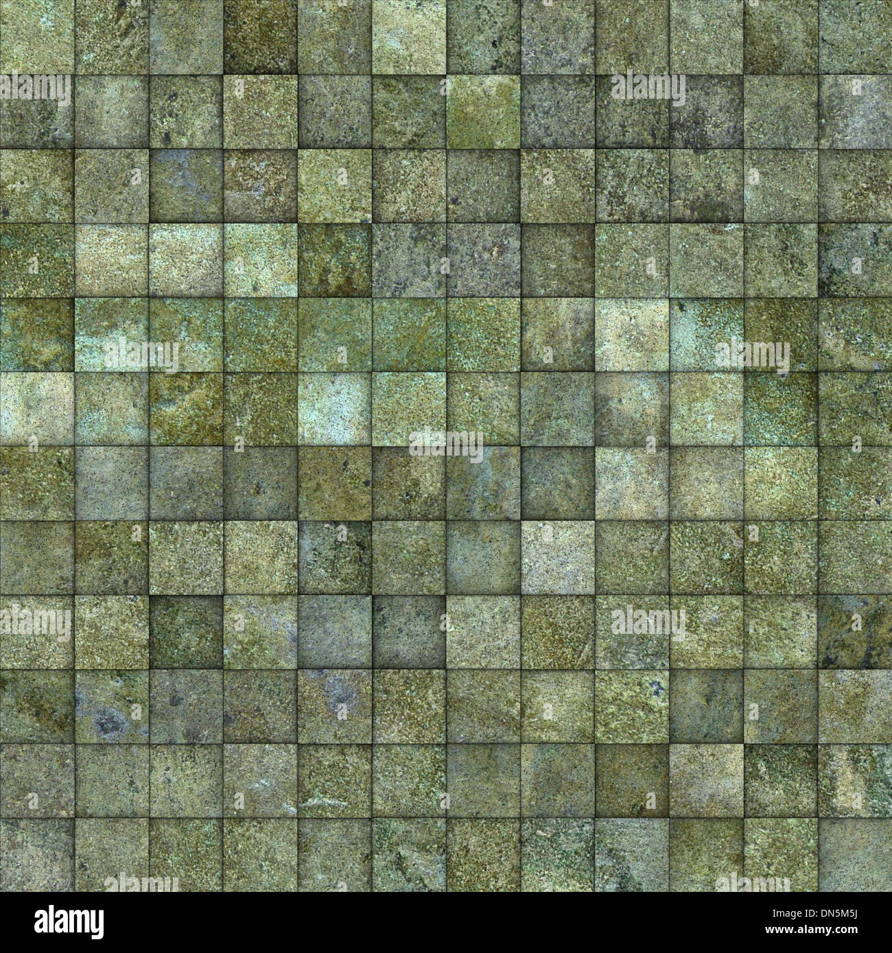 grunge tile mosaic wall floor blue green Stock Photo - Alamy