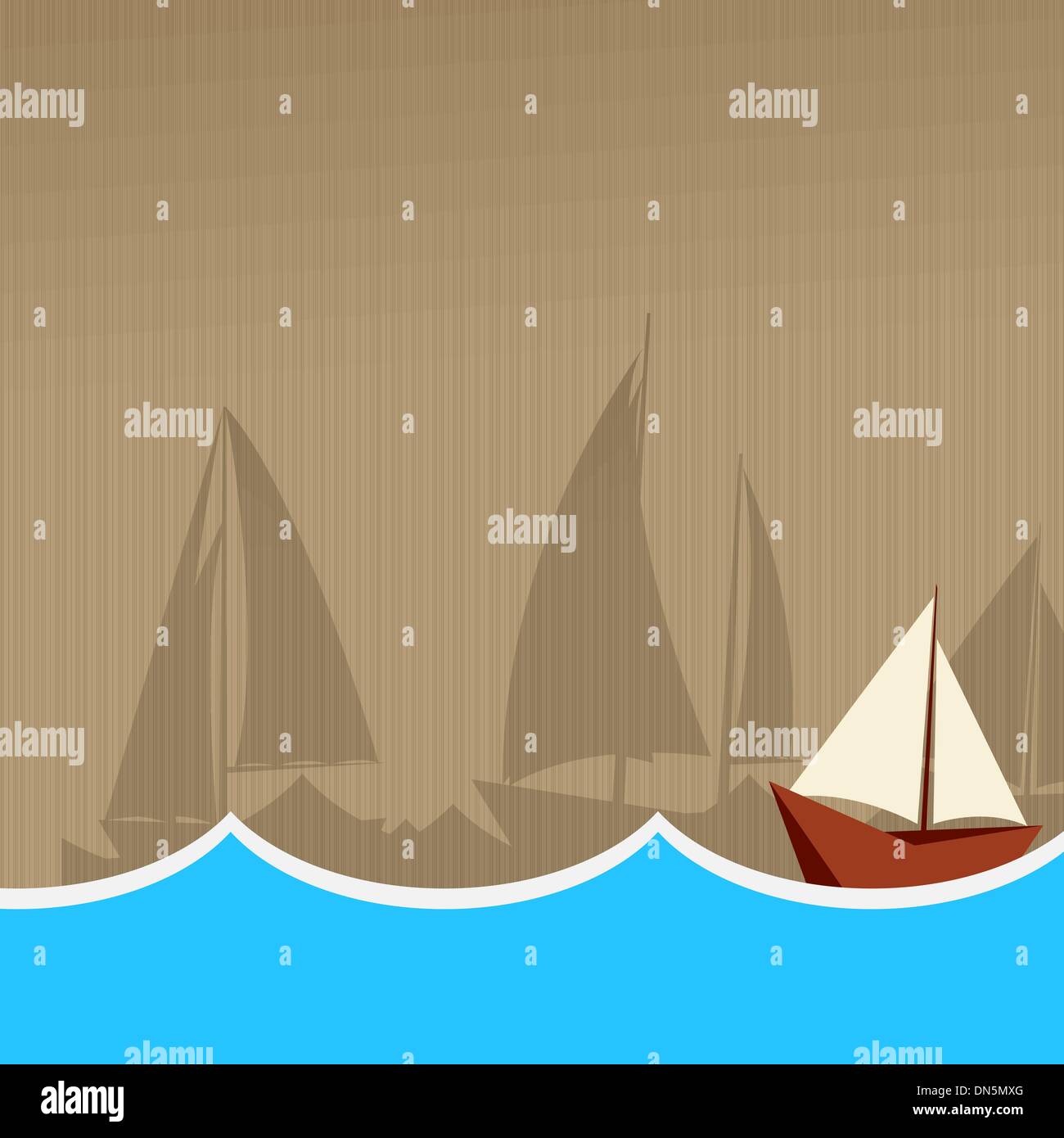 Sailing ships background Stock Vector Image & Art - Alamy
