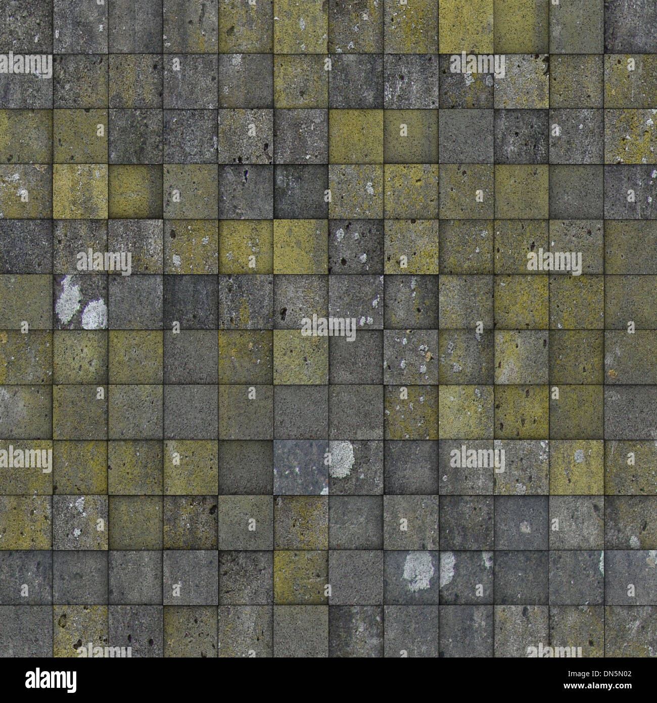 mosaic tile worn old wall floor with spurs mold Stock Photo - Alamy
