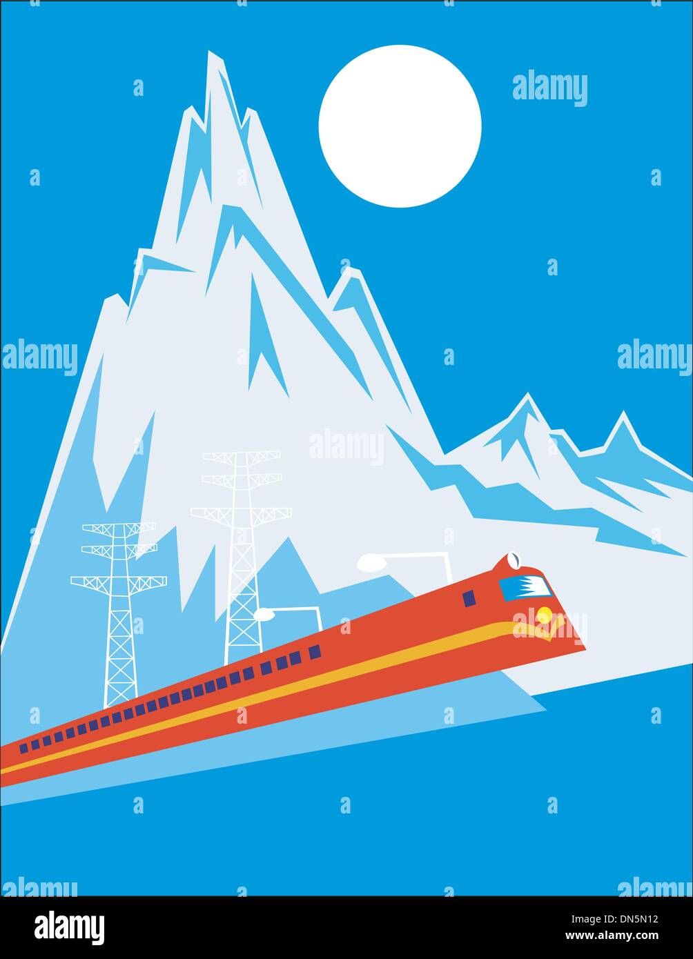 Train viaduct Stock Vector Images - Alamy