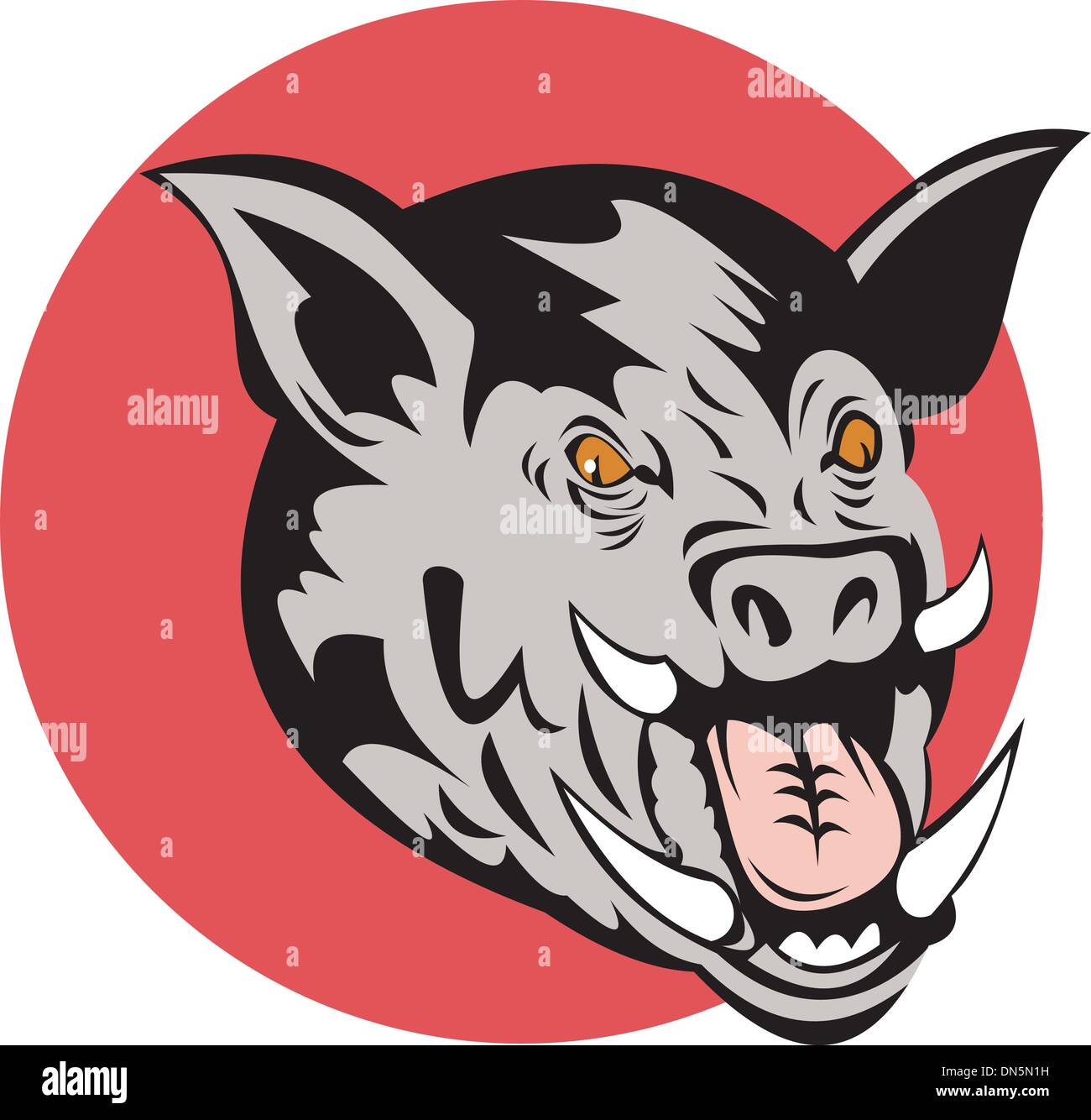 wild pig boar Stock Vector Image & Art - Alamy