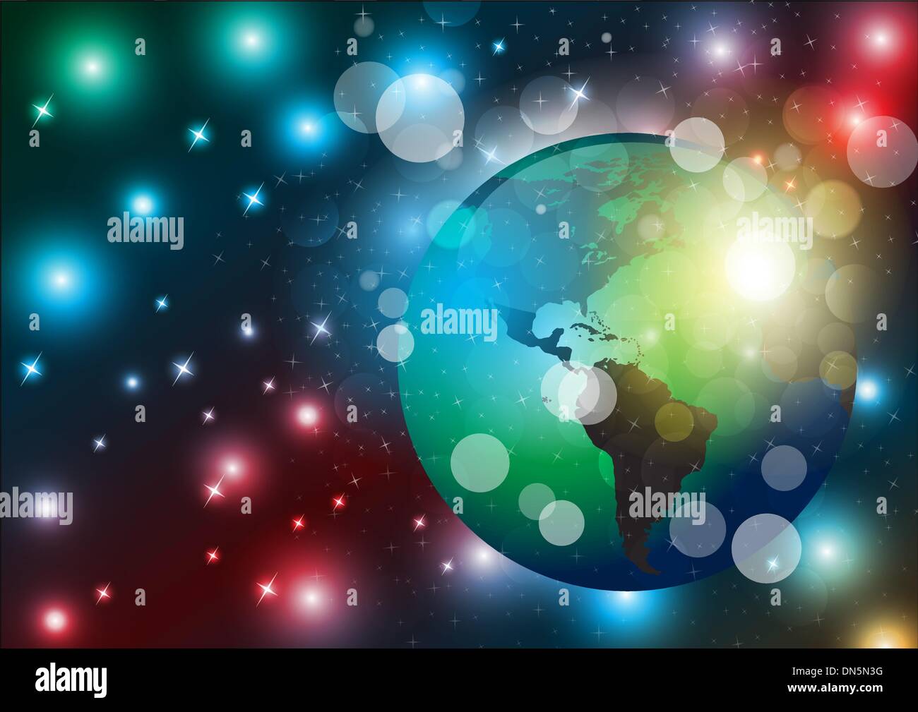 abstract world background Stock Vector Image & Art - Alamy
