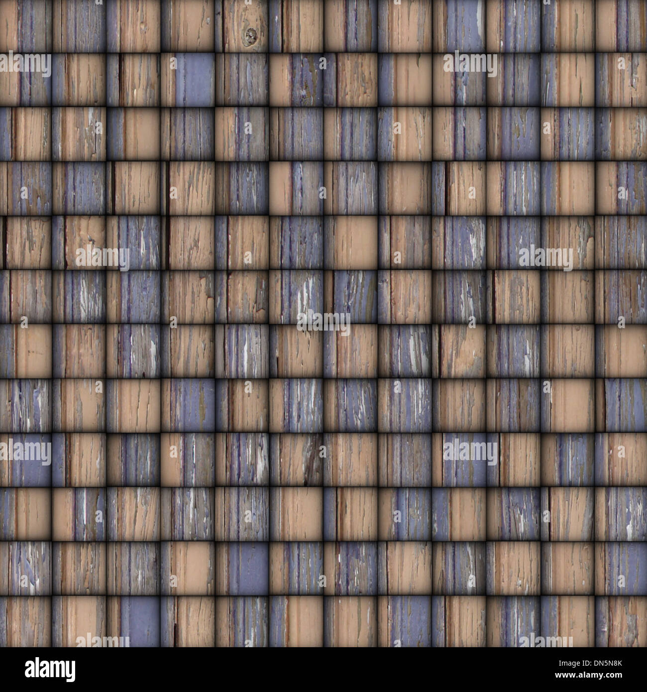timber mosaic tile worn old wall floor Stock Photo - Alamy