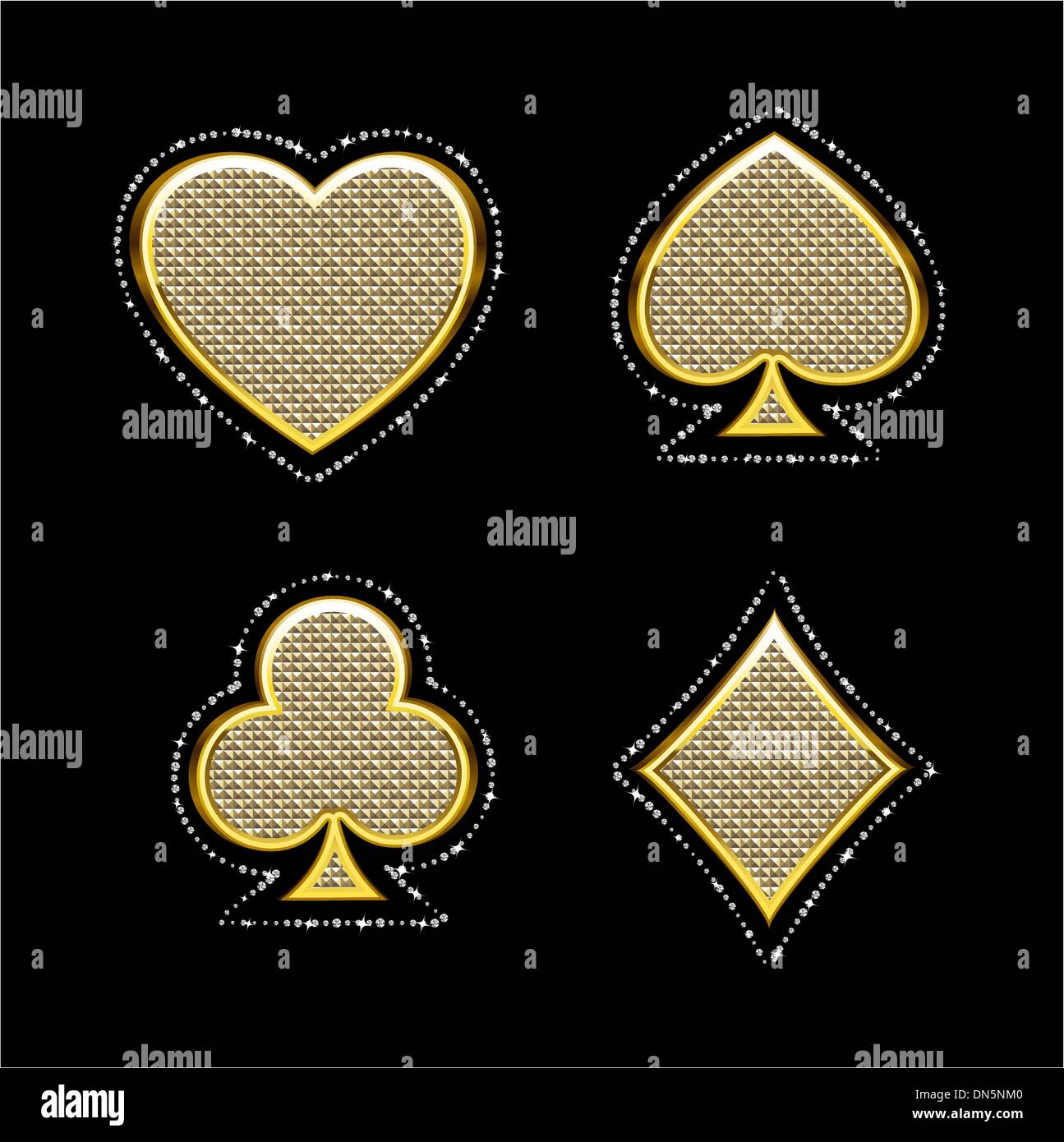 Playing cards symbols hi-res stock photography and images - Alamy