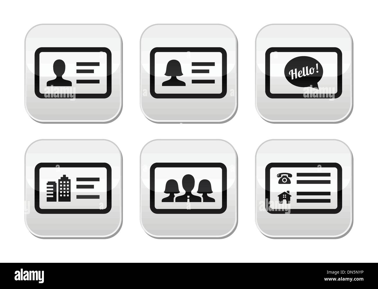 Visit card vector vectors Cut Out Stock Images & Pictures - Alamy