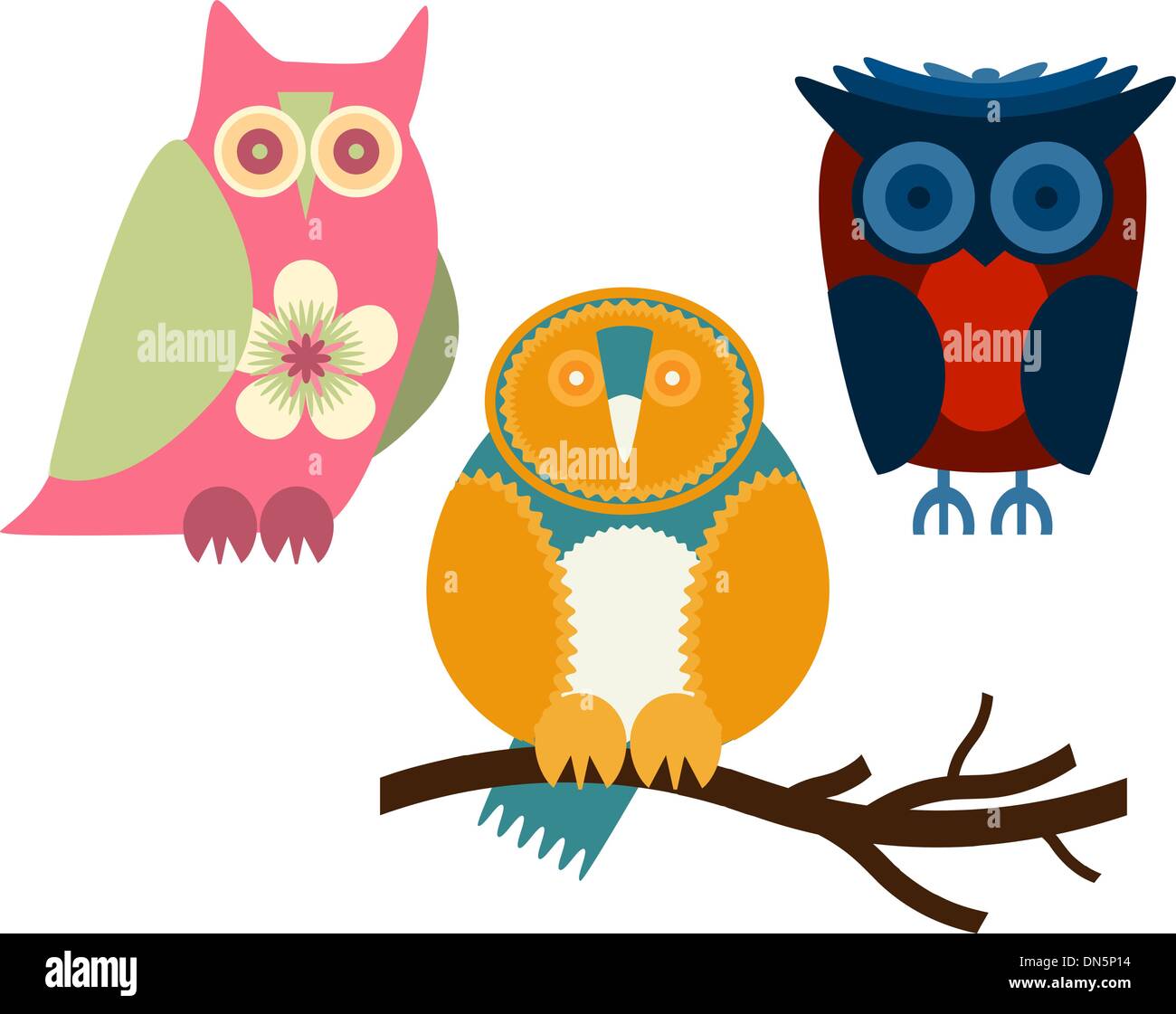 Hoot owls Stock Vector Images - Alamy