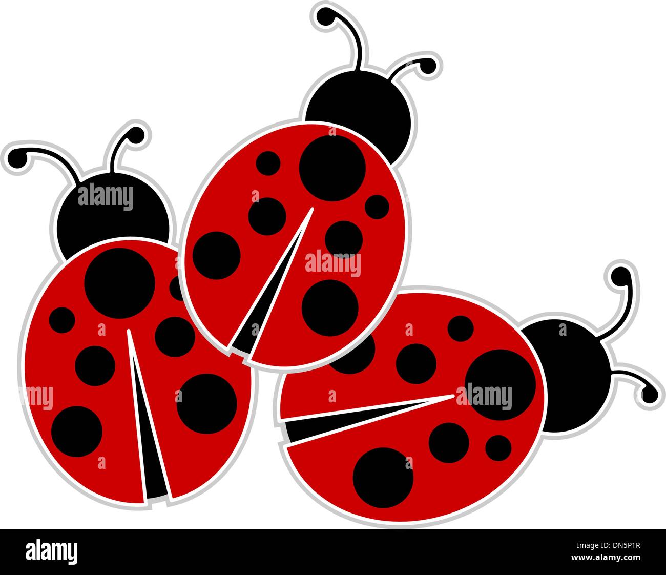 Spots ladybug Stock Vector Images - Alamy