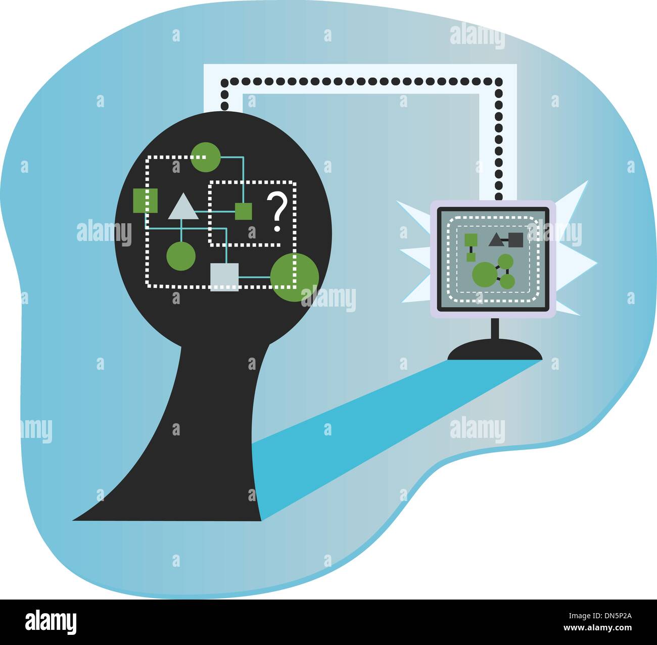 Brain analysis Stock Vector Images - Alamy