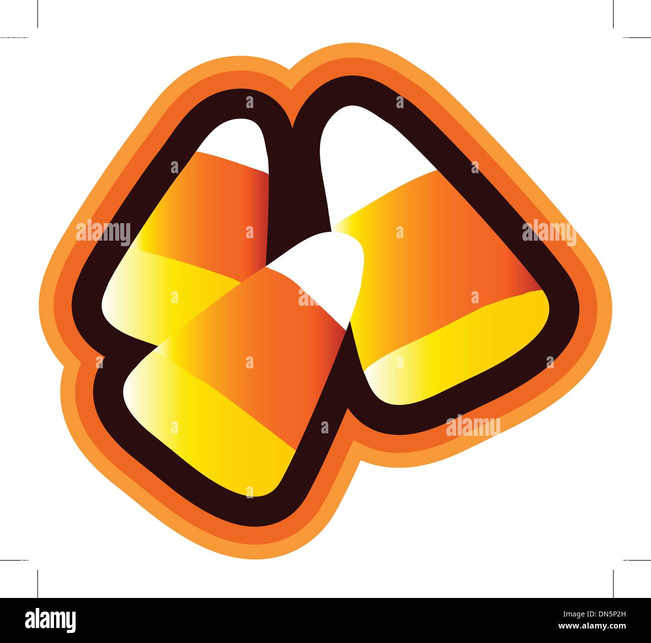 Halloween Candy Corn Clipart