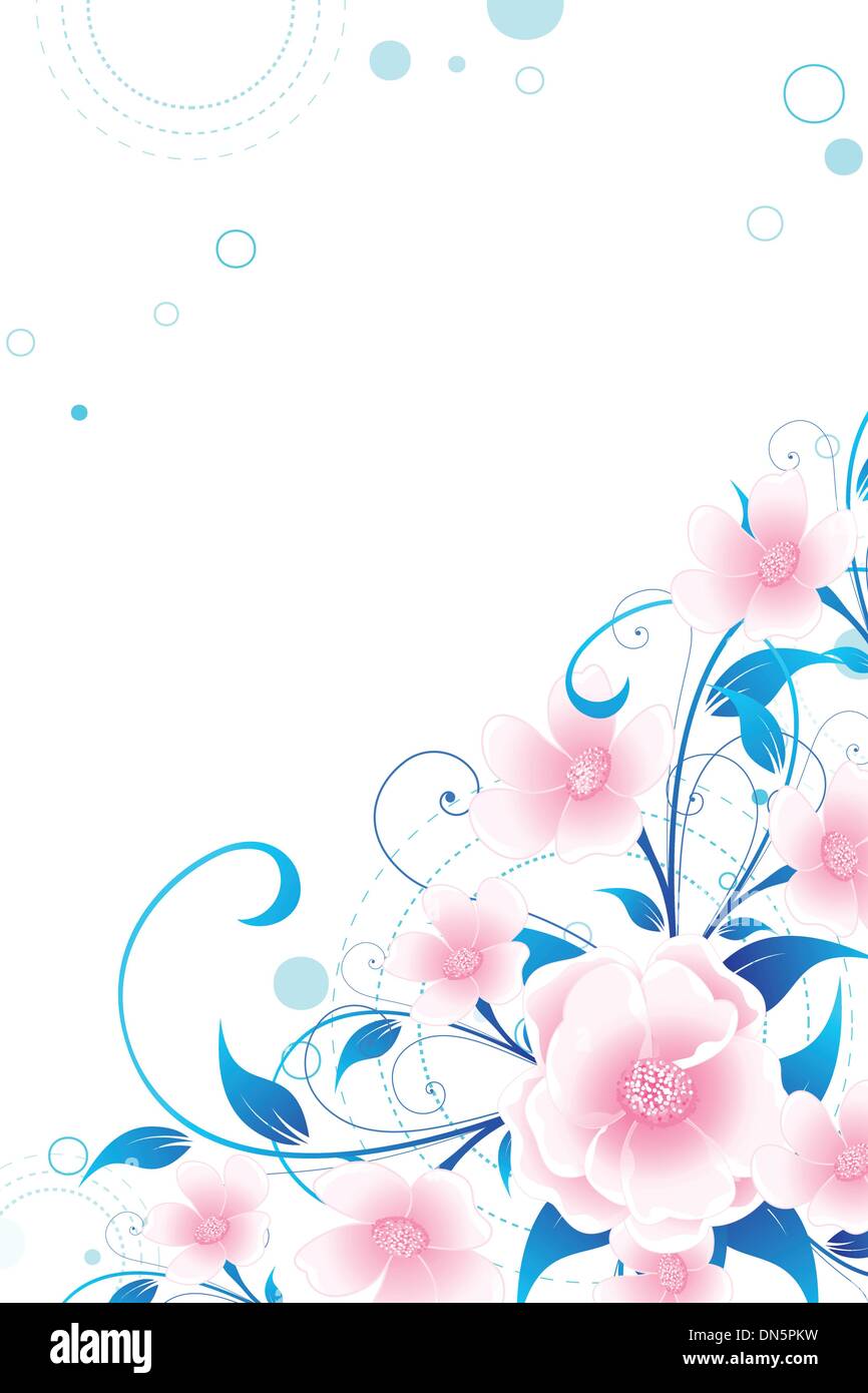 Floral background for Stock Vector Images - Alamy