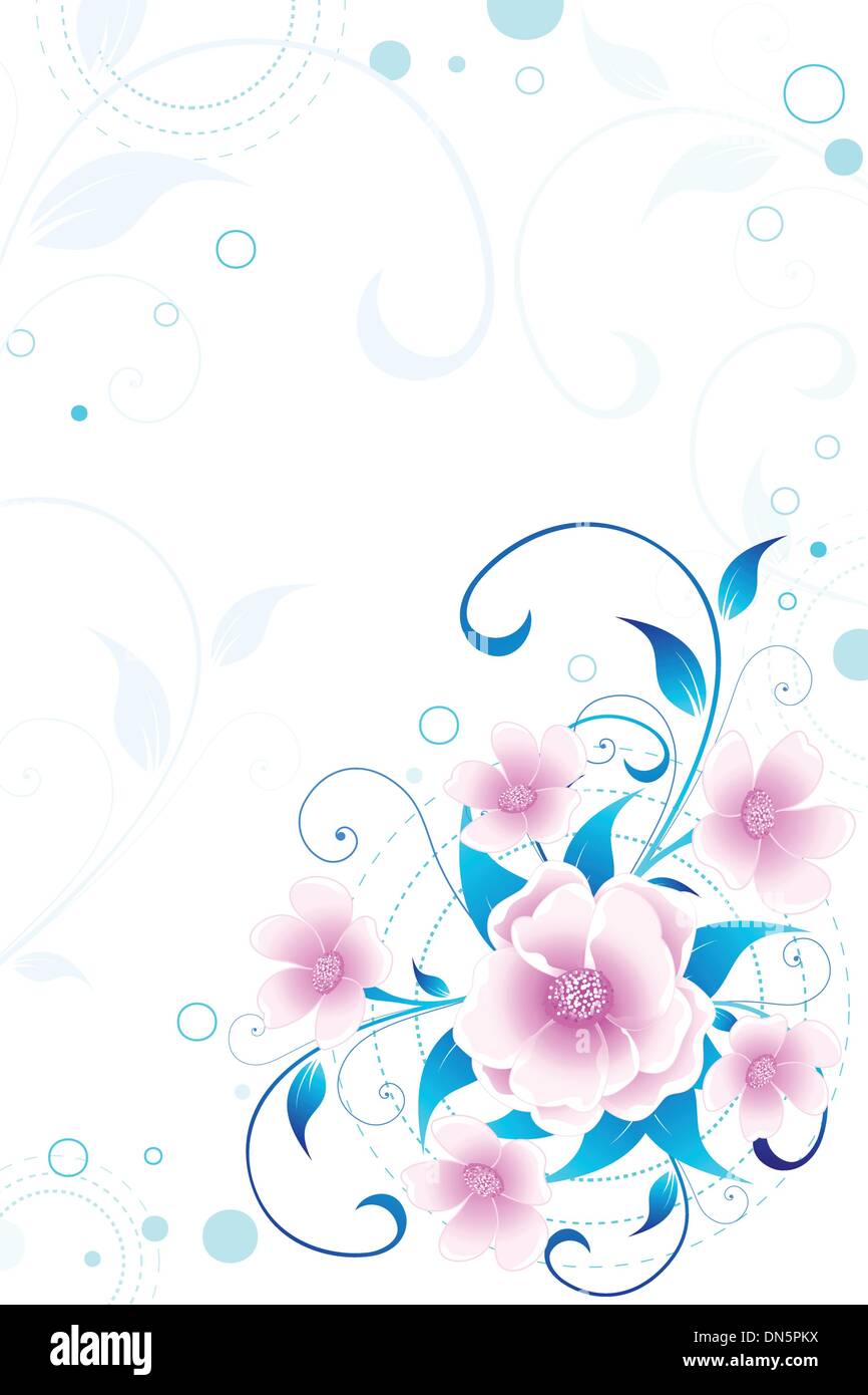 Floral background for Stock Vector Images - Alamy