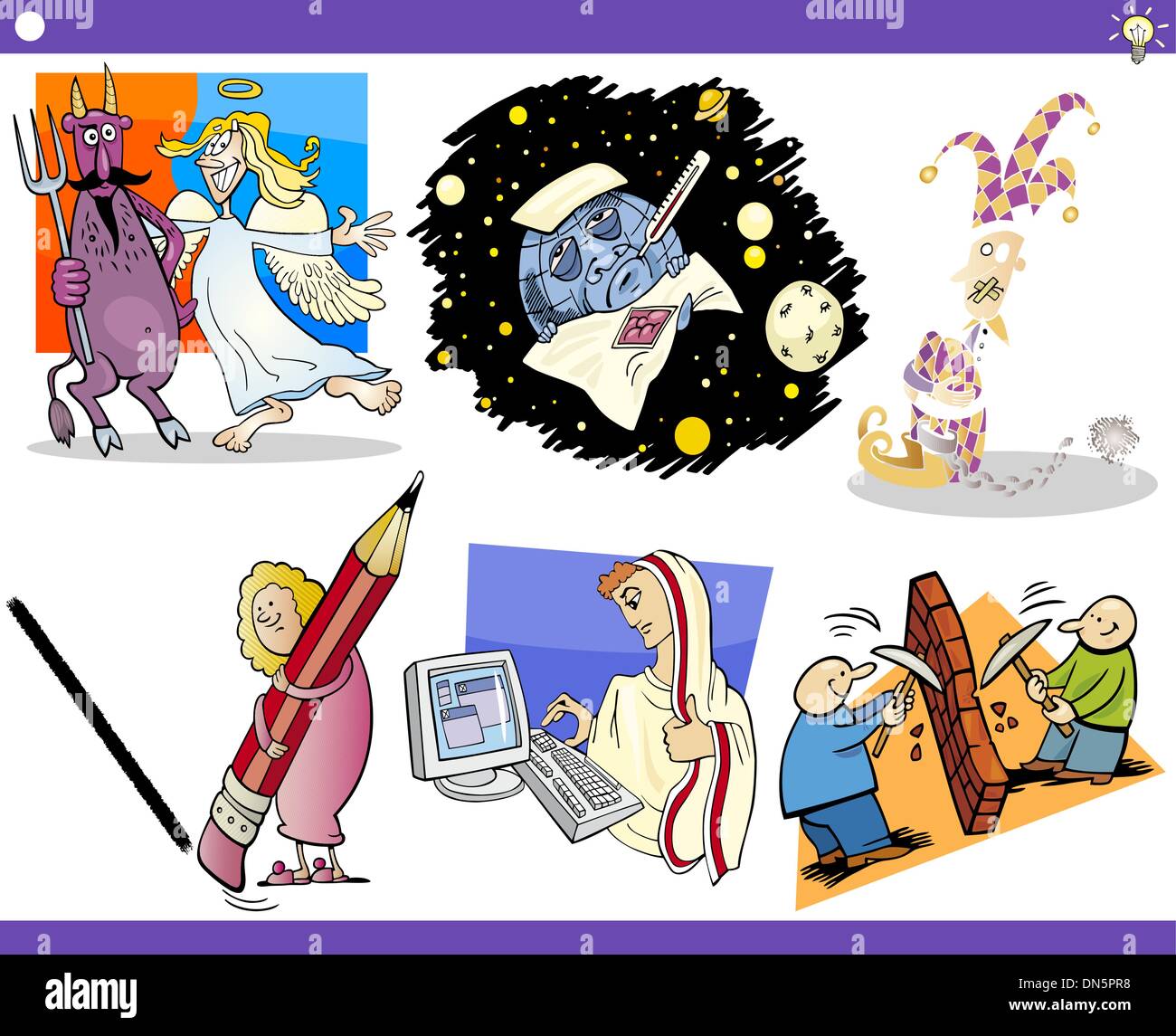 Censure cartoon hi-res stock photography and images - Alamy