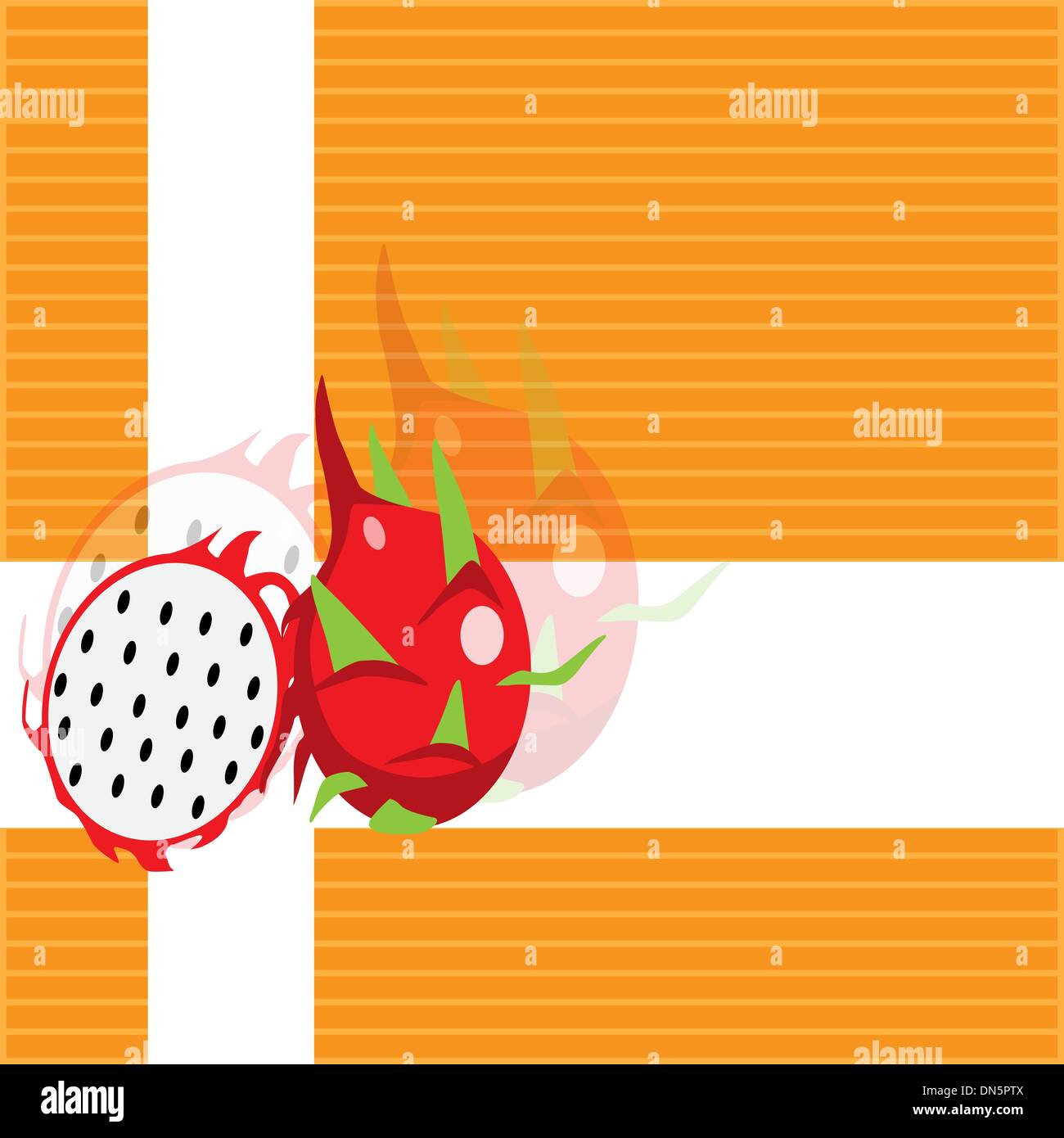 Green background dragon on Stock Vector Images - Alamy