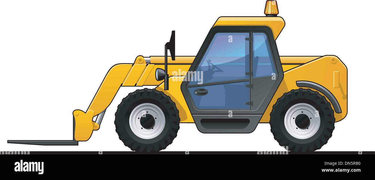 Cartoon forklift hi-res stock photography and images - Alamy