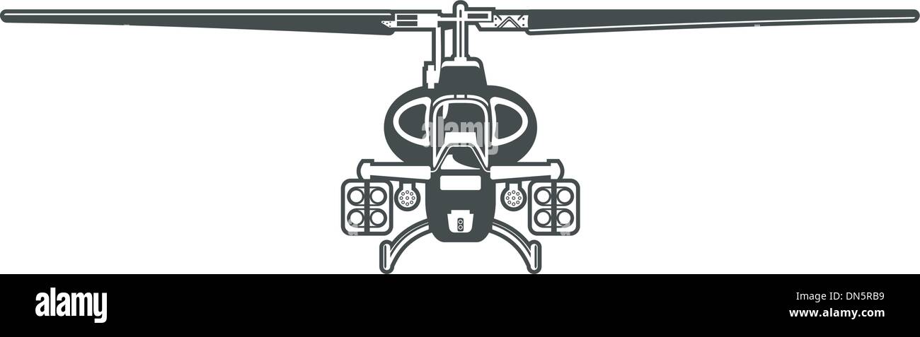 Black Helicopter Stock Vector Images - Alamy