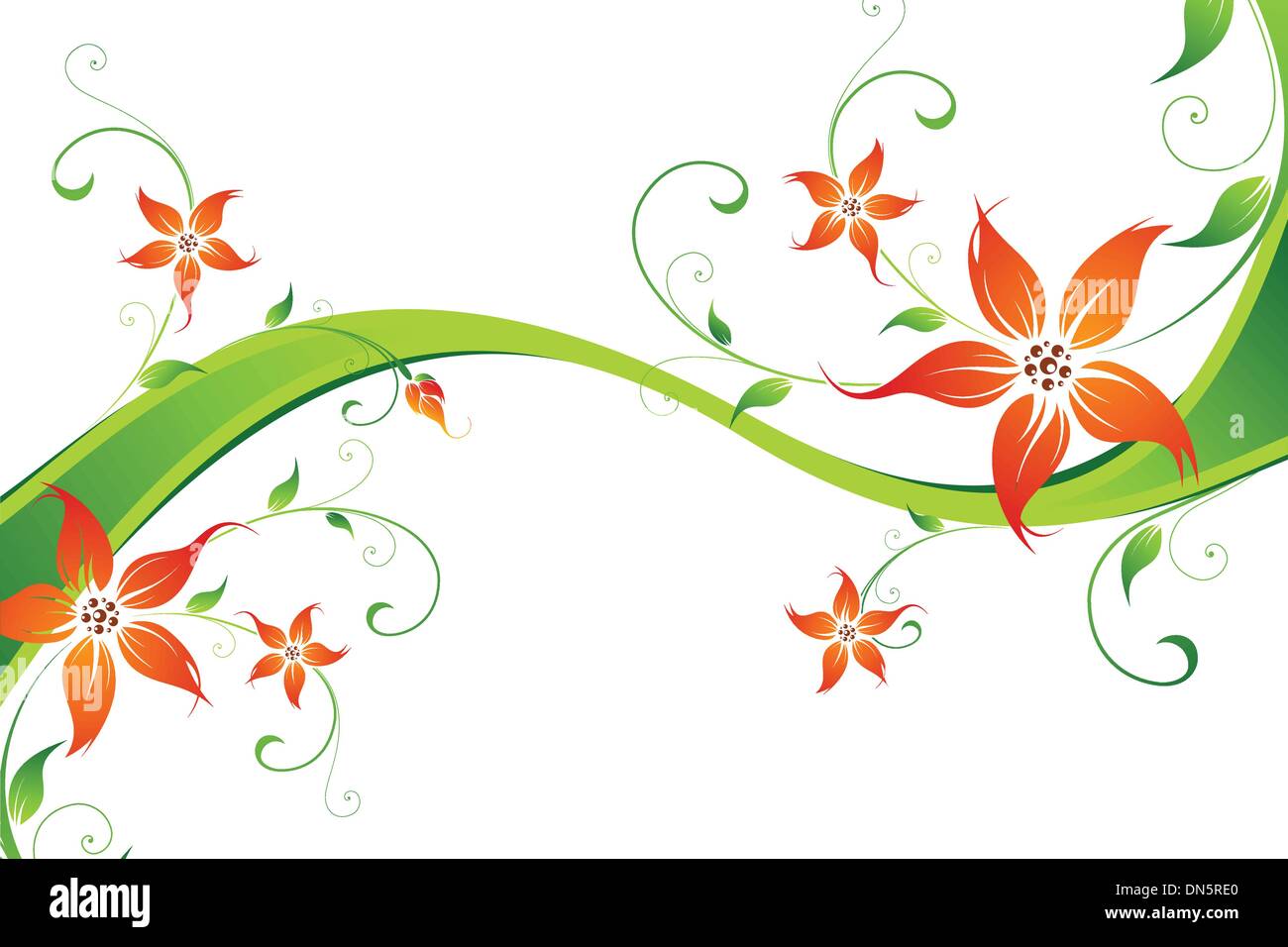 Vector floral background Stock Vector Image & Art - Alamy