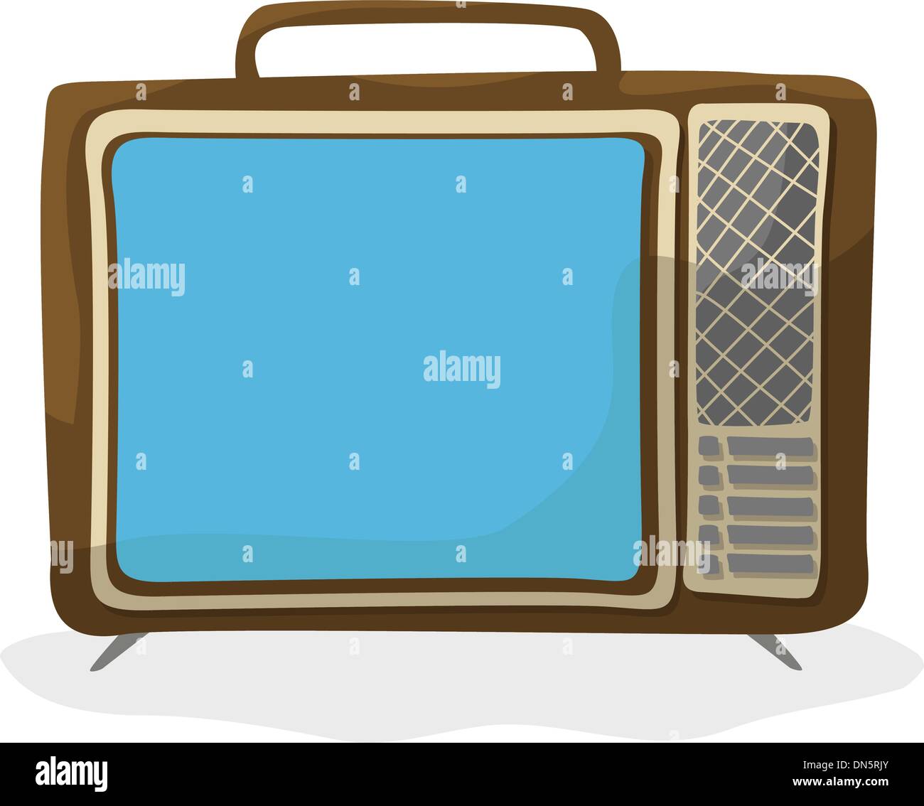 Retro cartoon tv Stock Vector Image & Art - Alamy