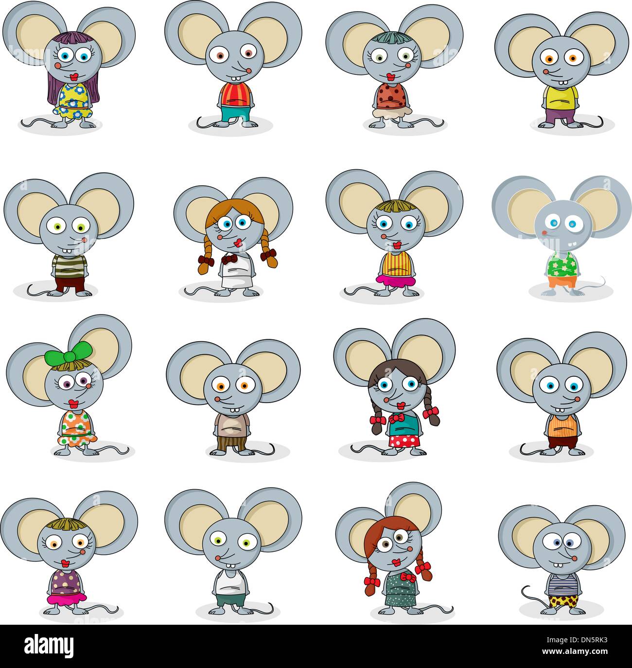 Cartoon Mouse Character Mascot Stock Photos & Cartoon Mouse Character ...