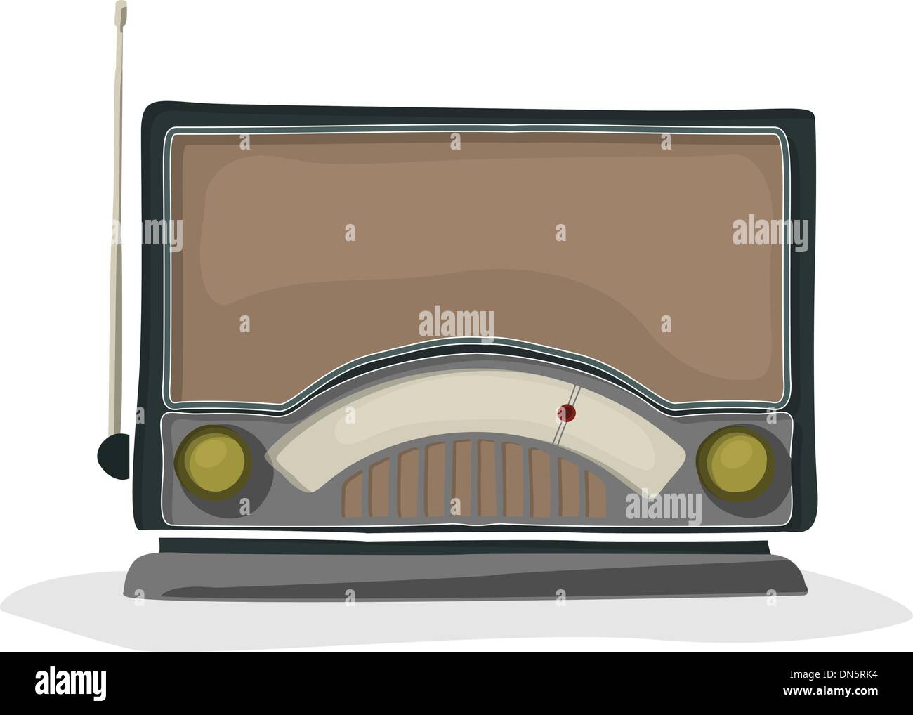 Cartoon radio hi-res stock photography and images - Alamy