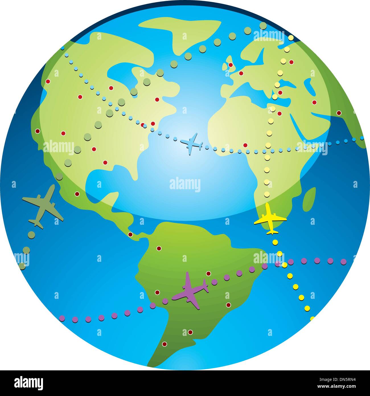 vector earth globe Stock Vector Image & Art - Alamy