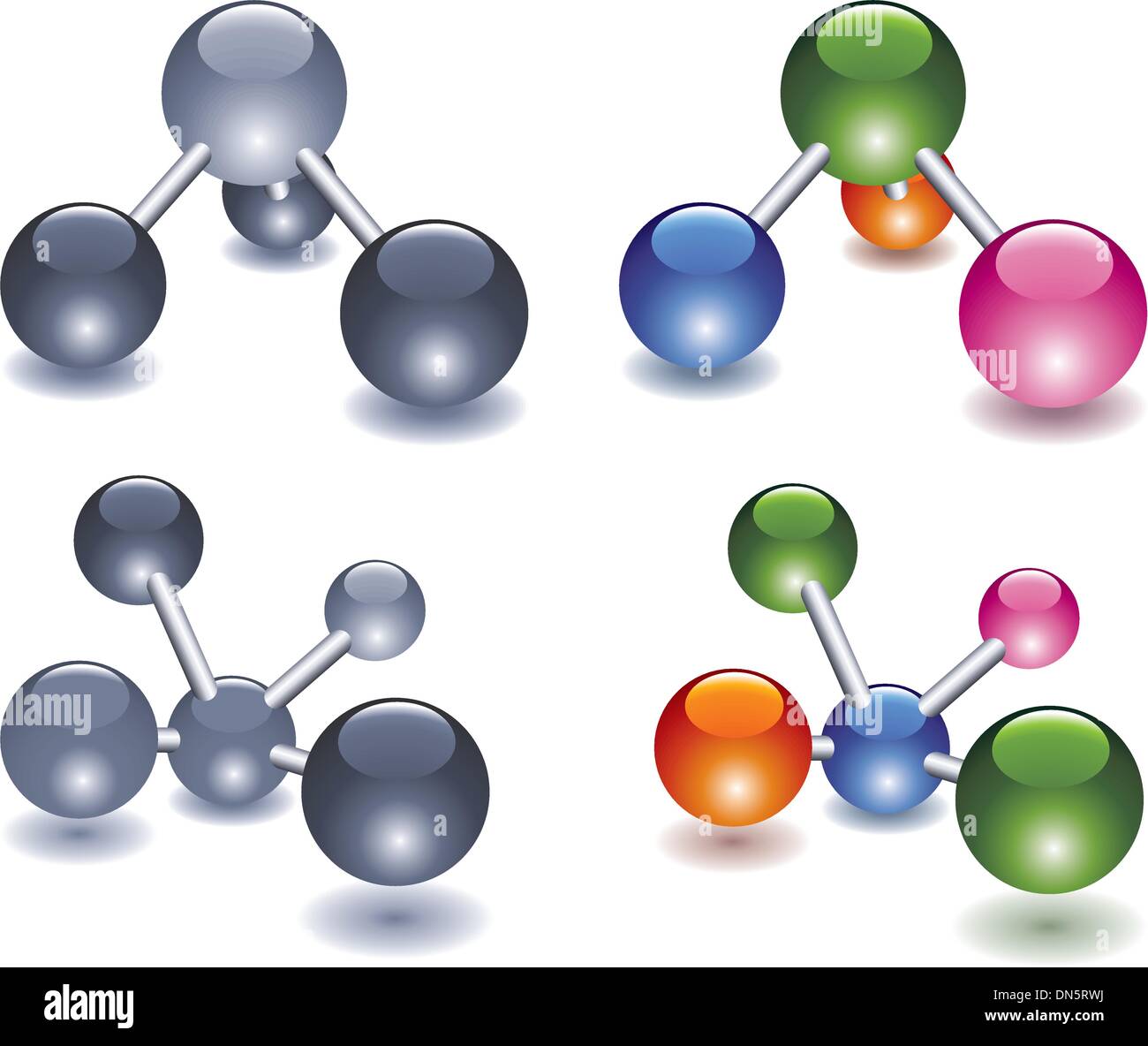 Orange molecule Cut Out Stock Images & Pictures - Alamy