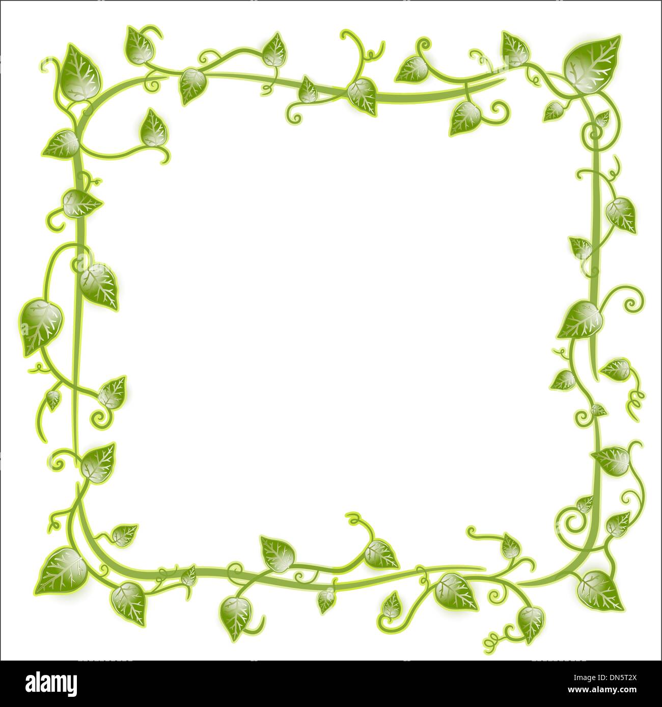 Floral leaf classic frame Stock Vector Image & Art - Alamy