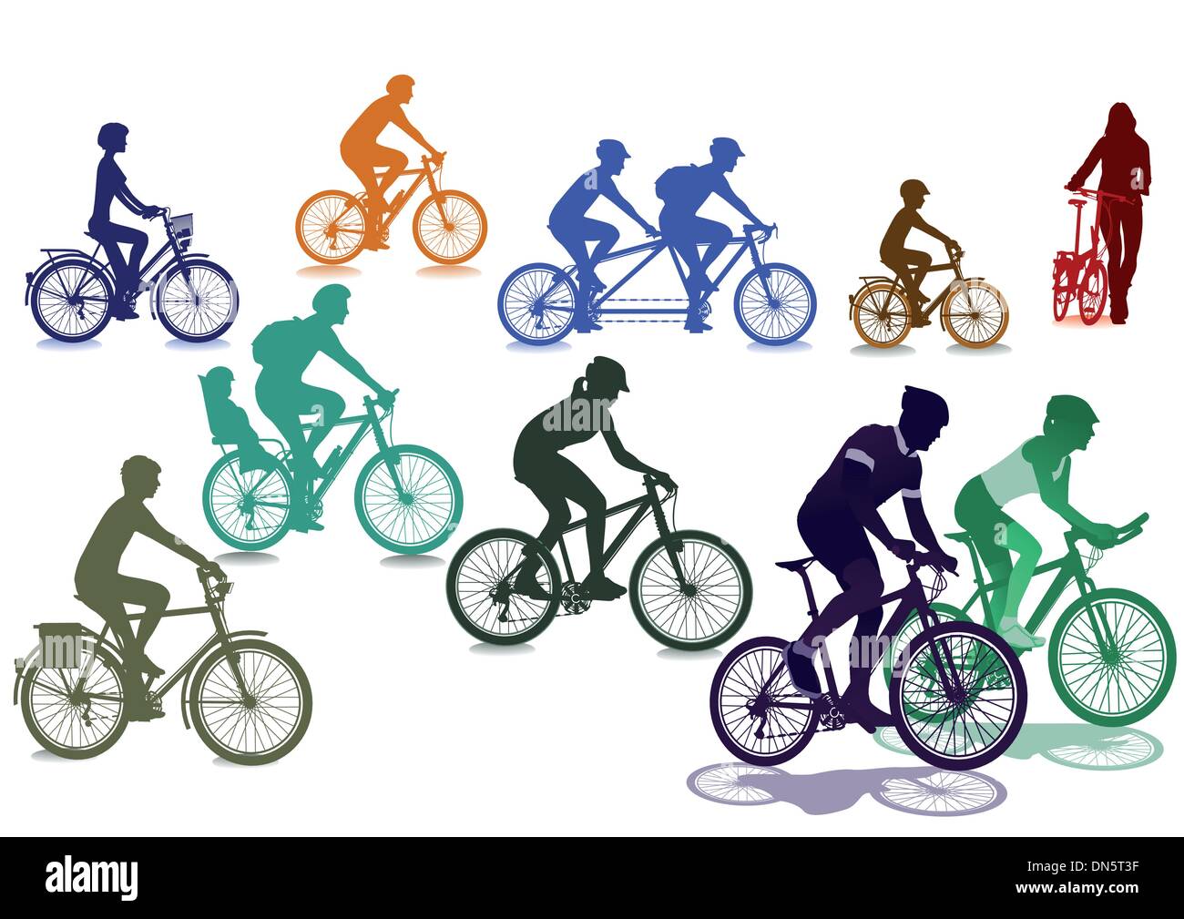 Racing, cyclist, motion Stock Vector Images - Alamy