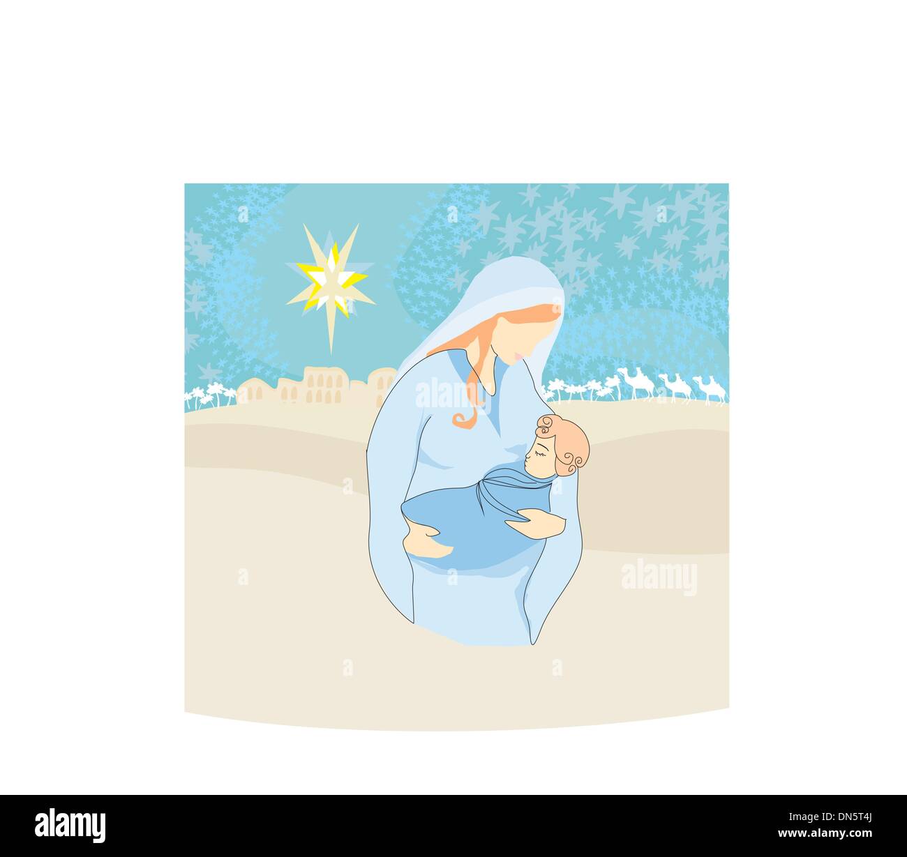 Holy mother jesus child Cut Out Stock Images & Pictures - Alamy