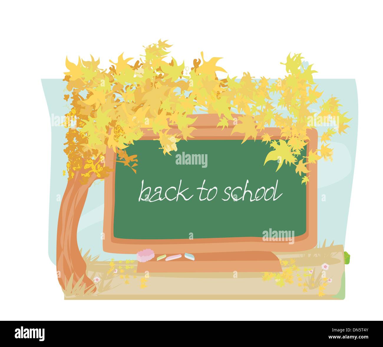 Green purple leaves background Stock Vector Images - Alamy