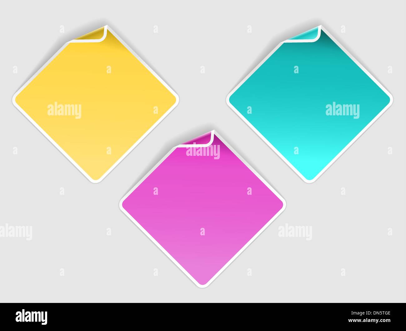 Fold labels Stock Vector Images - Alamy