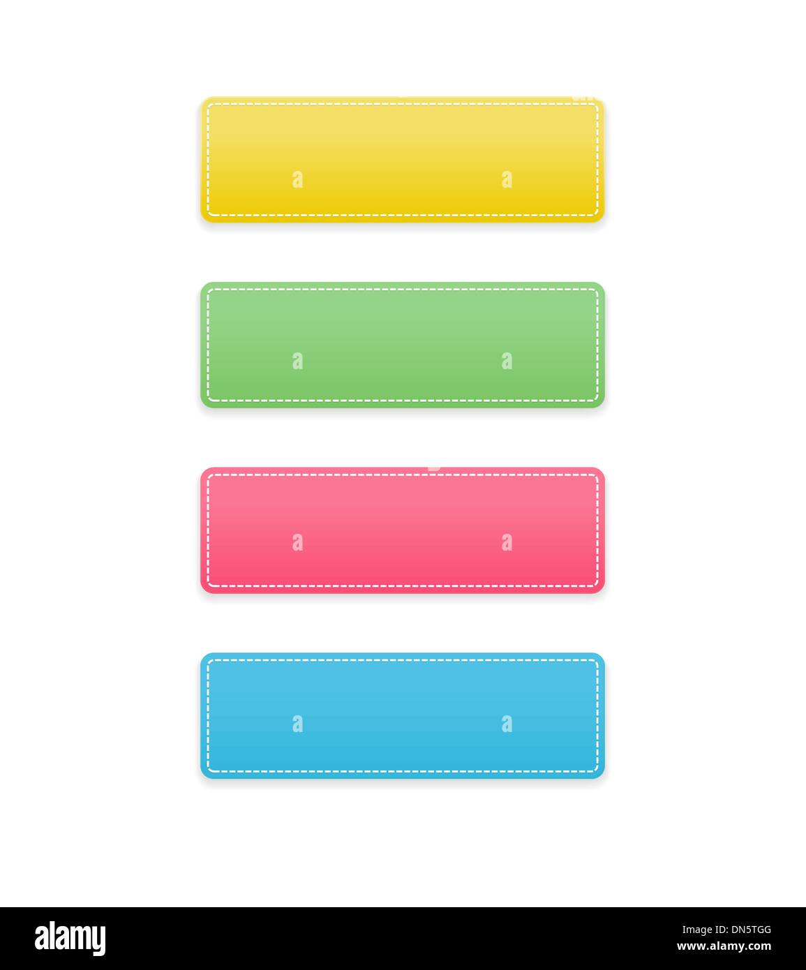 Stitched label Cut Out Stock Images & Pictures - Alamy