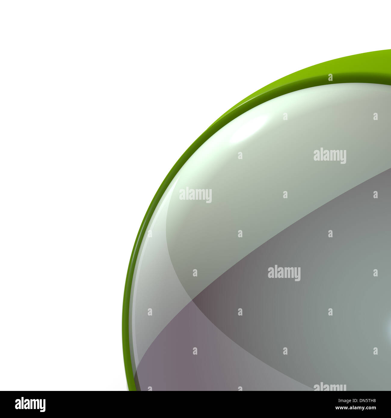 close view of green alien techno object ball Stock Photo - Alamy