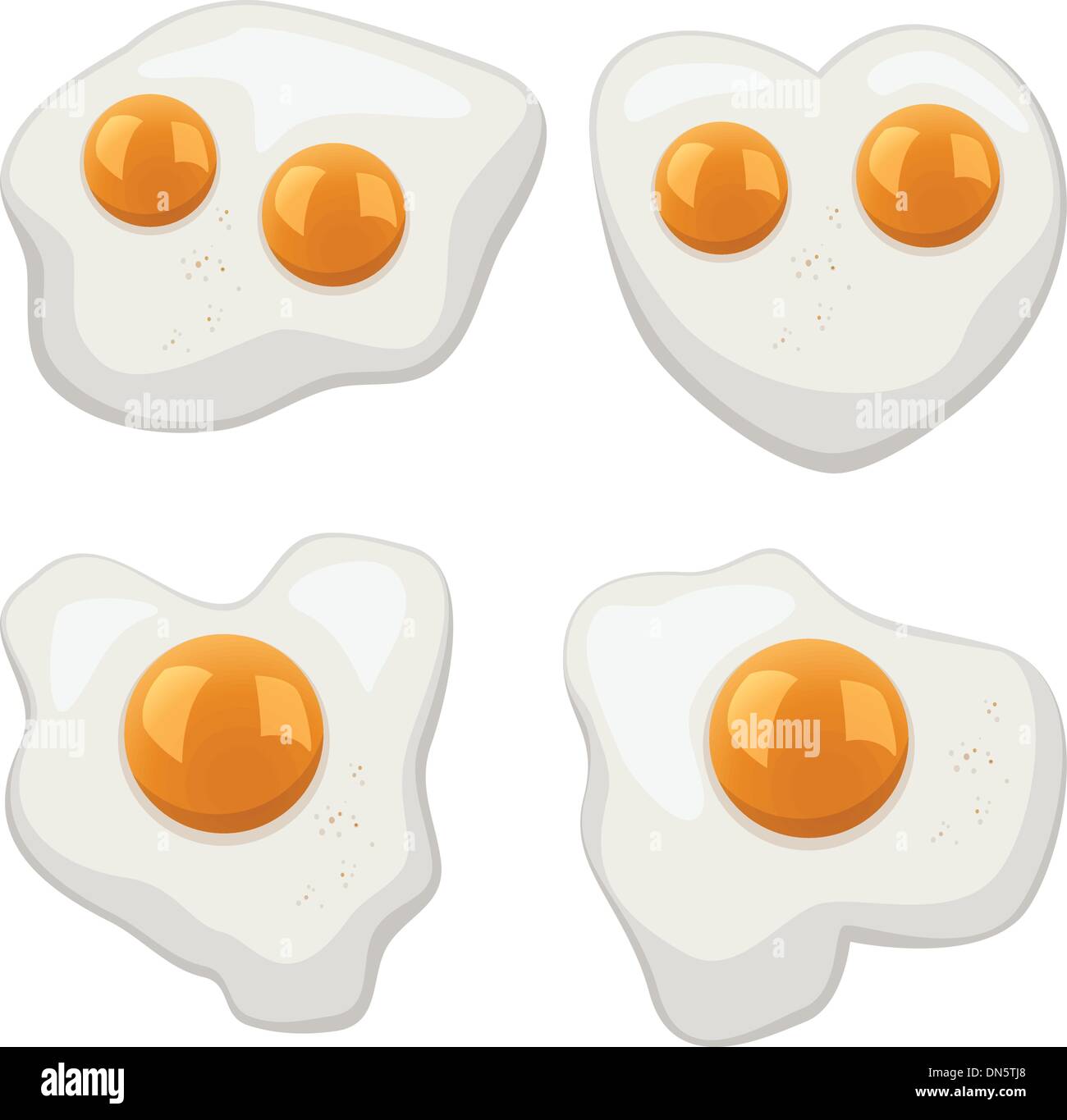 Breakfast one fried eggs Stock Vector Images - Alamy