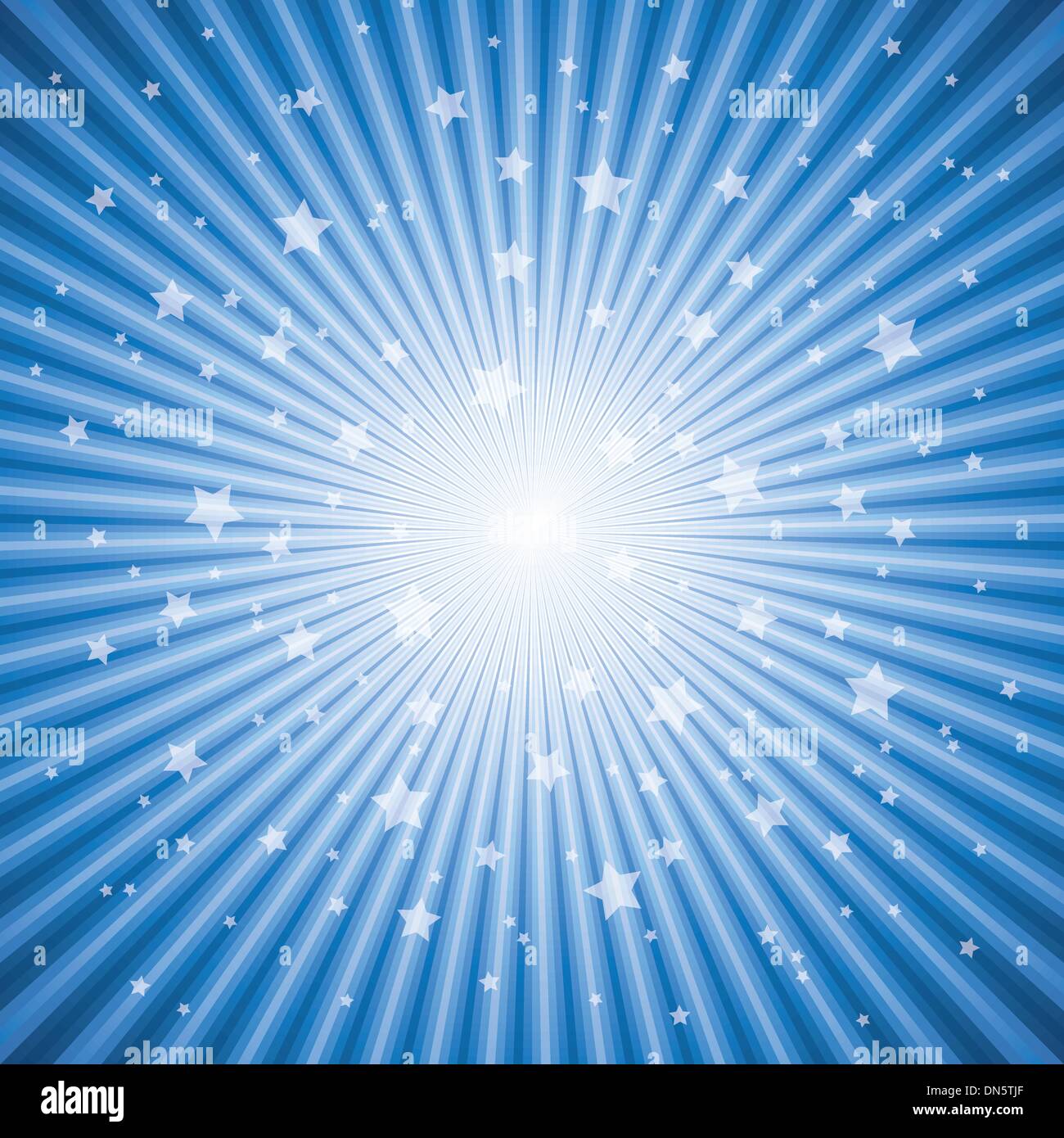 vector abstract background of blue star burst Stock Vector Image & Art ...