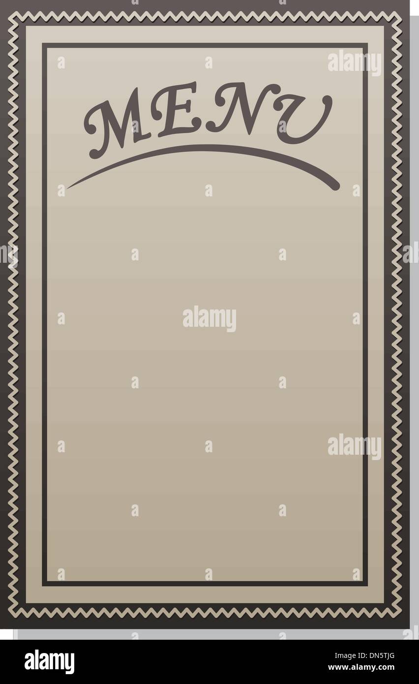 vector restaurant menu design Stock Vector Image & Art - Alamy