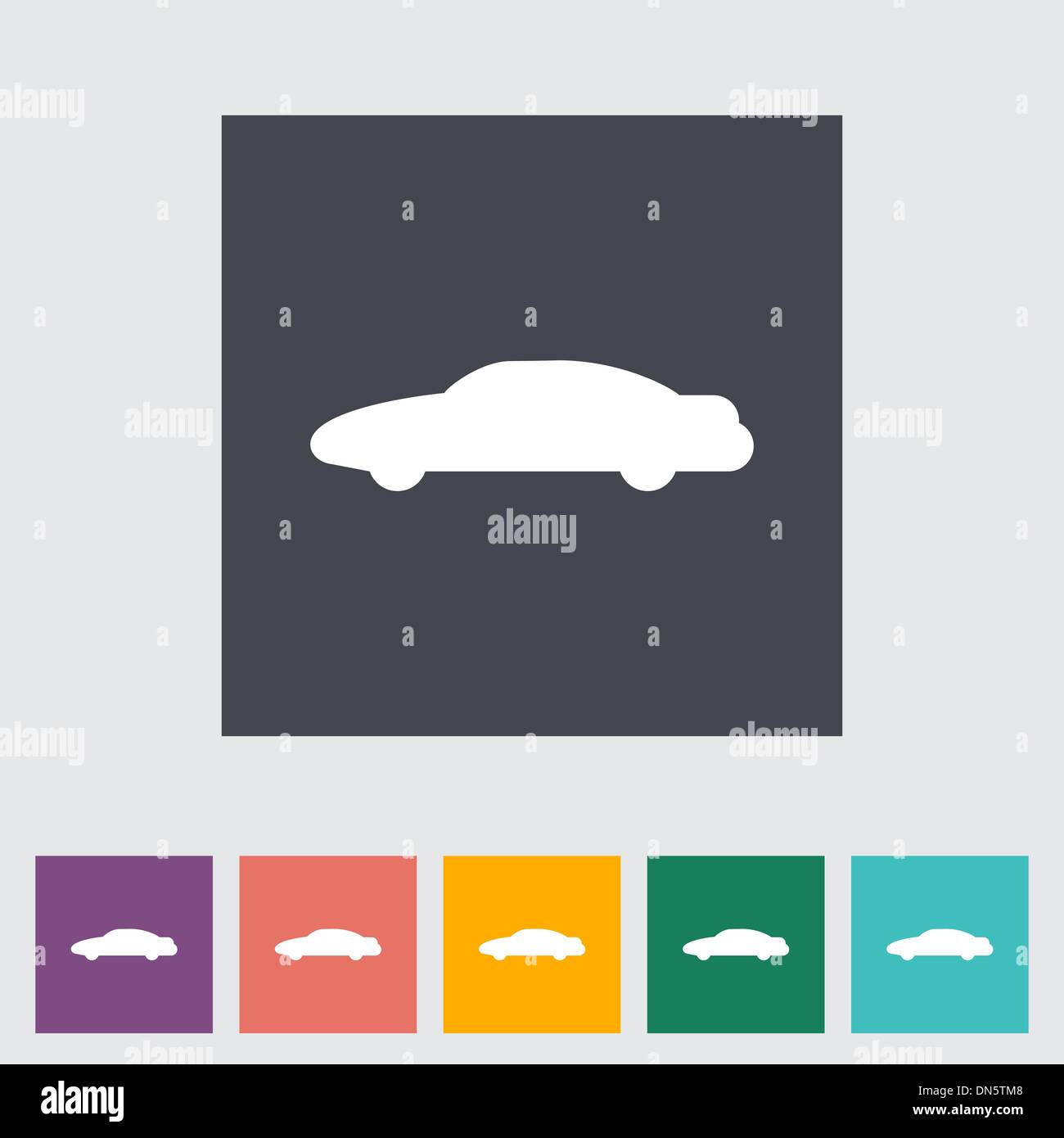 Car flat icon Stock Vector Image & Art - Alamy